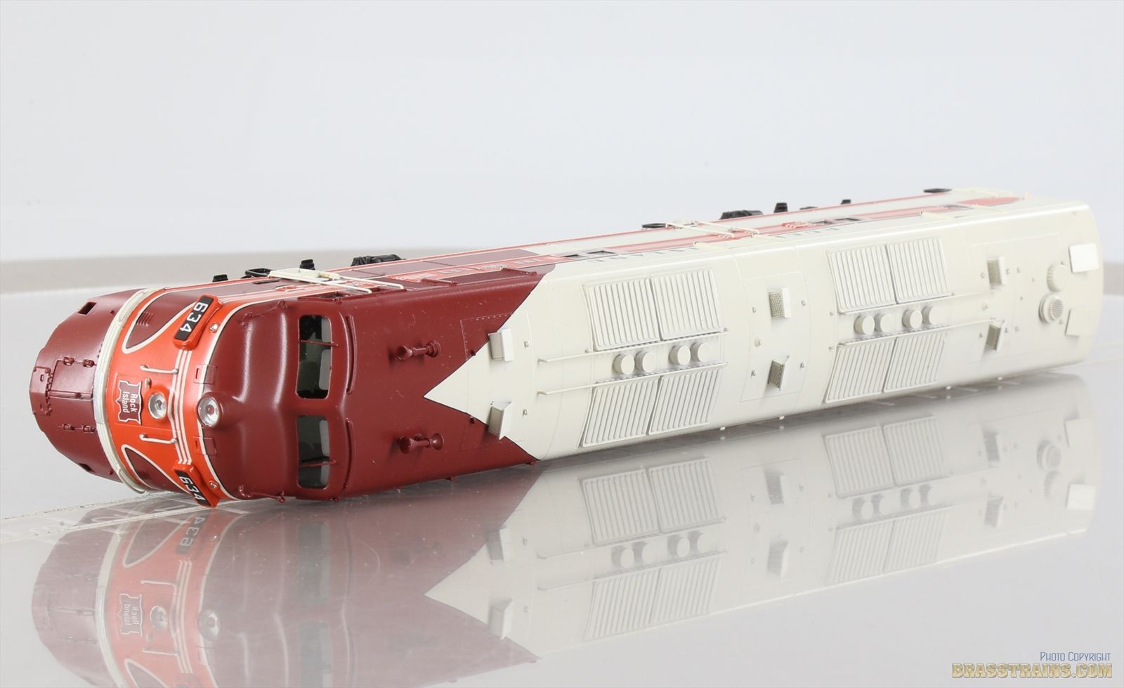 HO Brass Model - OMI AA-1244-1 RI E7A Diesel #634 - Rocket Scheme - F/P