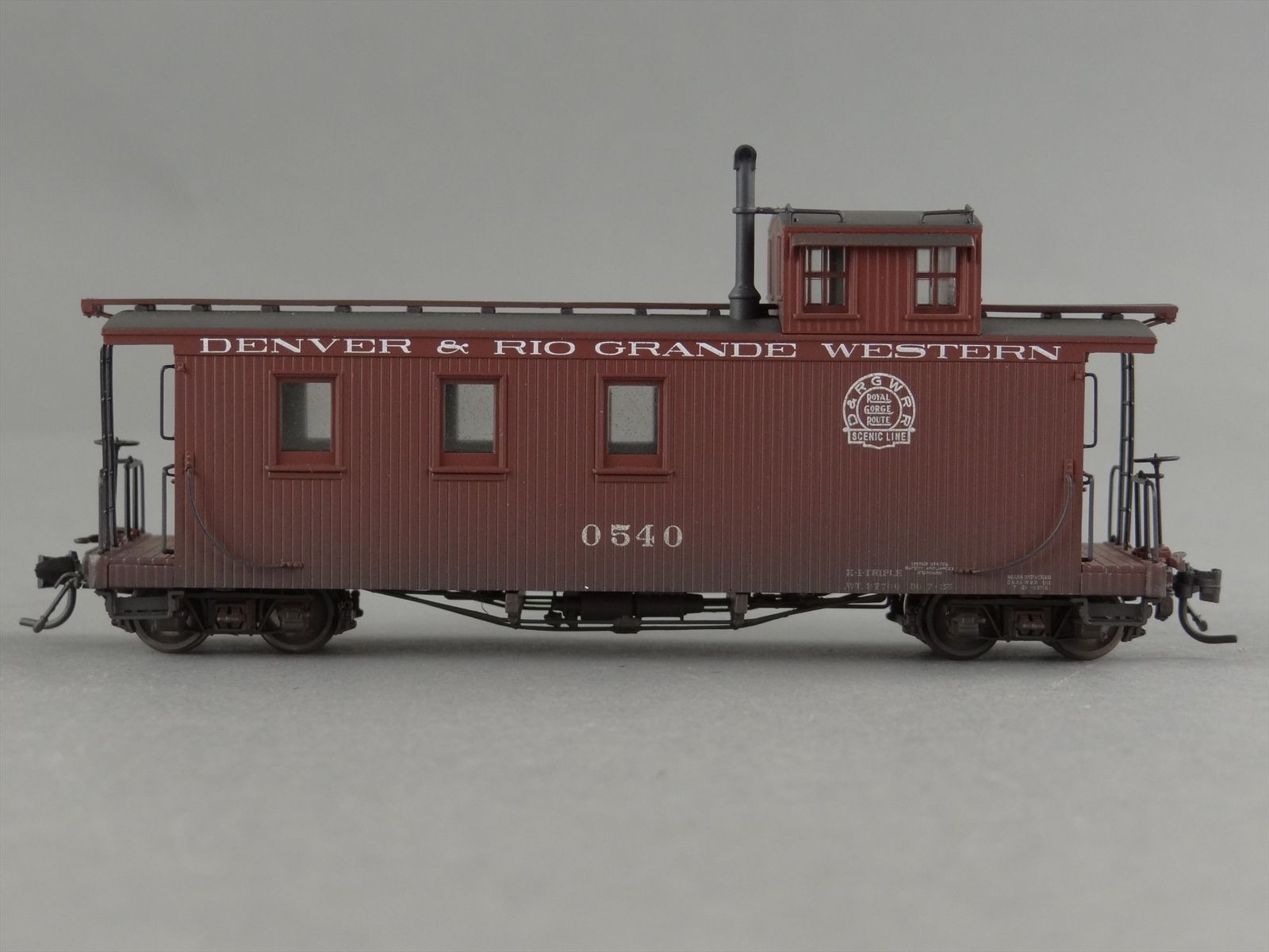 HOn3 Scale Model Train Car - Blackstone PN B340957W D&RGW #0540 Long ...