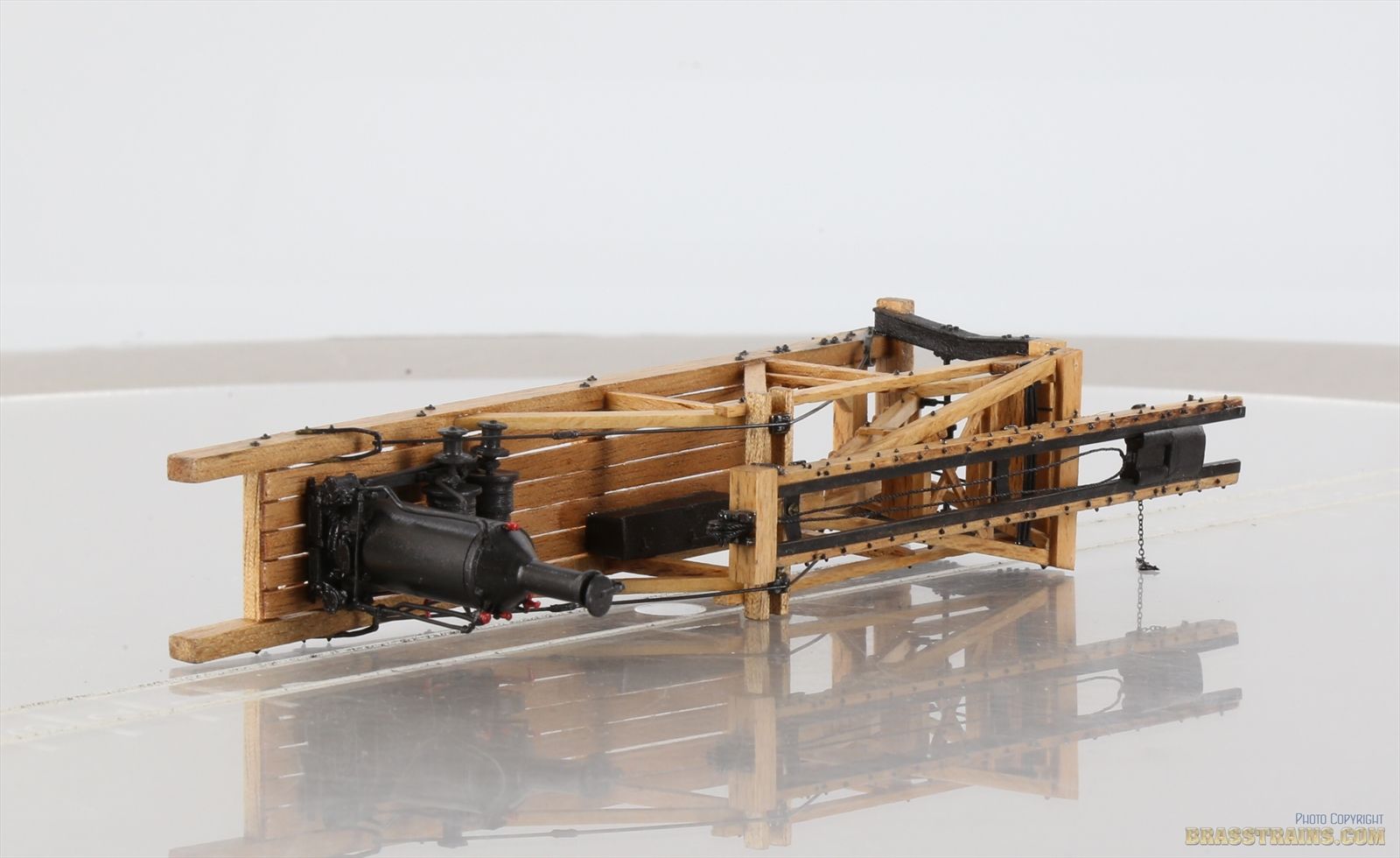 HO / HOn3 Brass / Wood Model - PSC 17660-1 Hammond Pile Driver w/ 2 ...