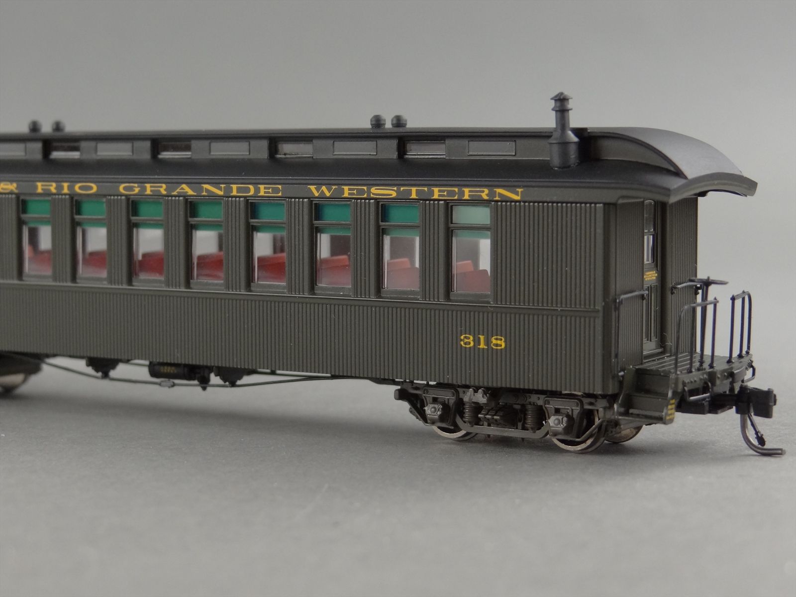 HOn3 Scale Model Passenger Car - Blackstone PN B350103 D&RGW #318 Open ...
