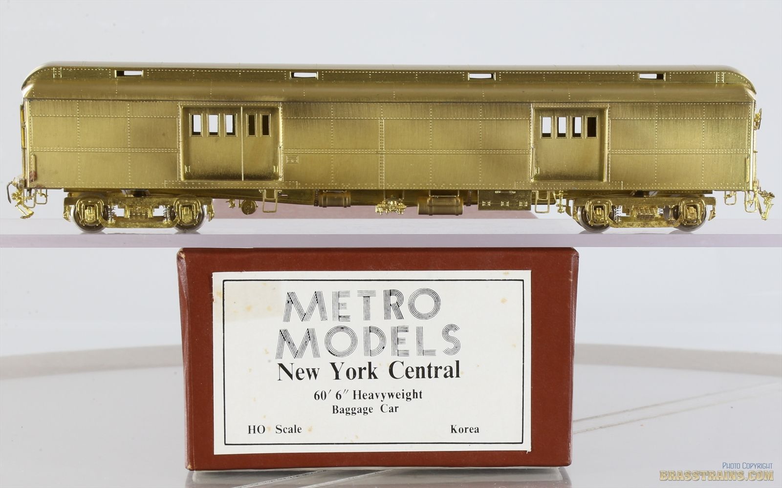 HO Brass Model - Metro Models NYC New York Central 60'6" RPO - Unpainted