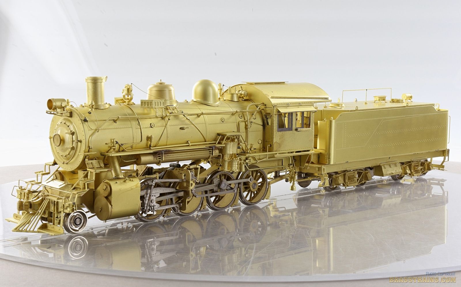 O Scale Brass 2-Rail Model - Sunset AT&SF Santa Fe 2-8-0 Steam #1971 ...