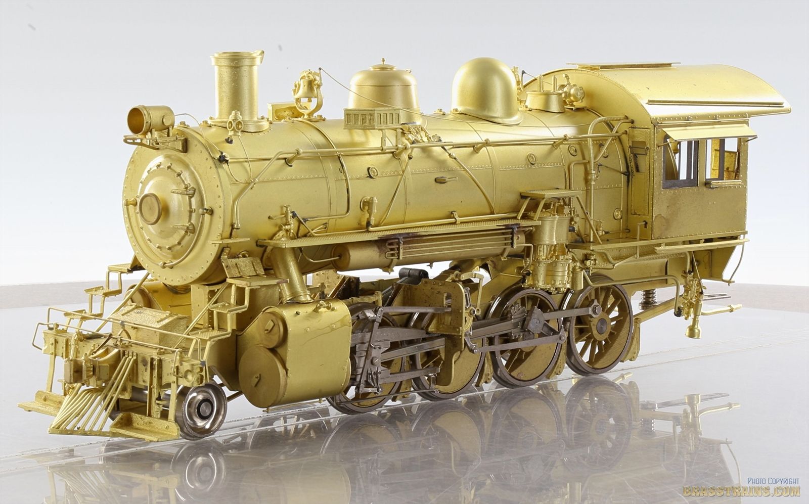 O Scale Brass 2-Rail Model - Sunset AT&SF Santa Fe 2-8-0 Steam #1971 ...