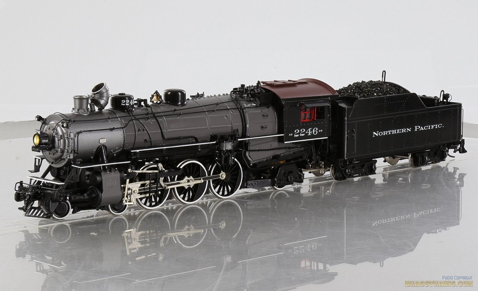 HO Brass Model - W&R NP Northern Pacific 4-6-2 Q-6 #2246 - Version 2 ...