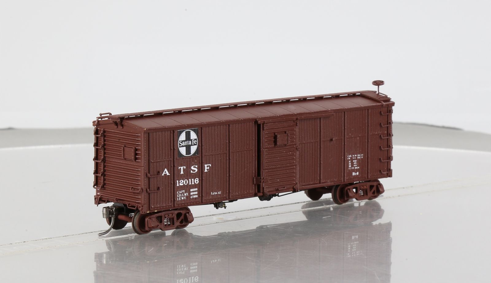HO Brass Model - Pecos River 2102 AT&SF BX-6 Box Car #120116 - Custom