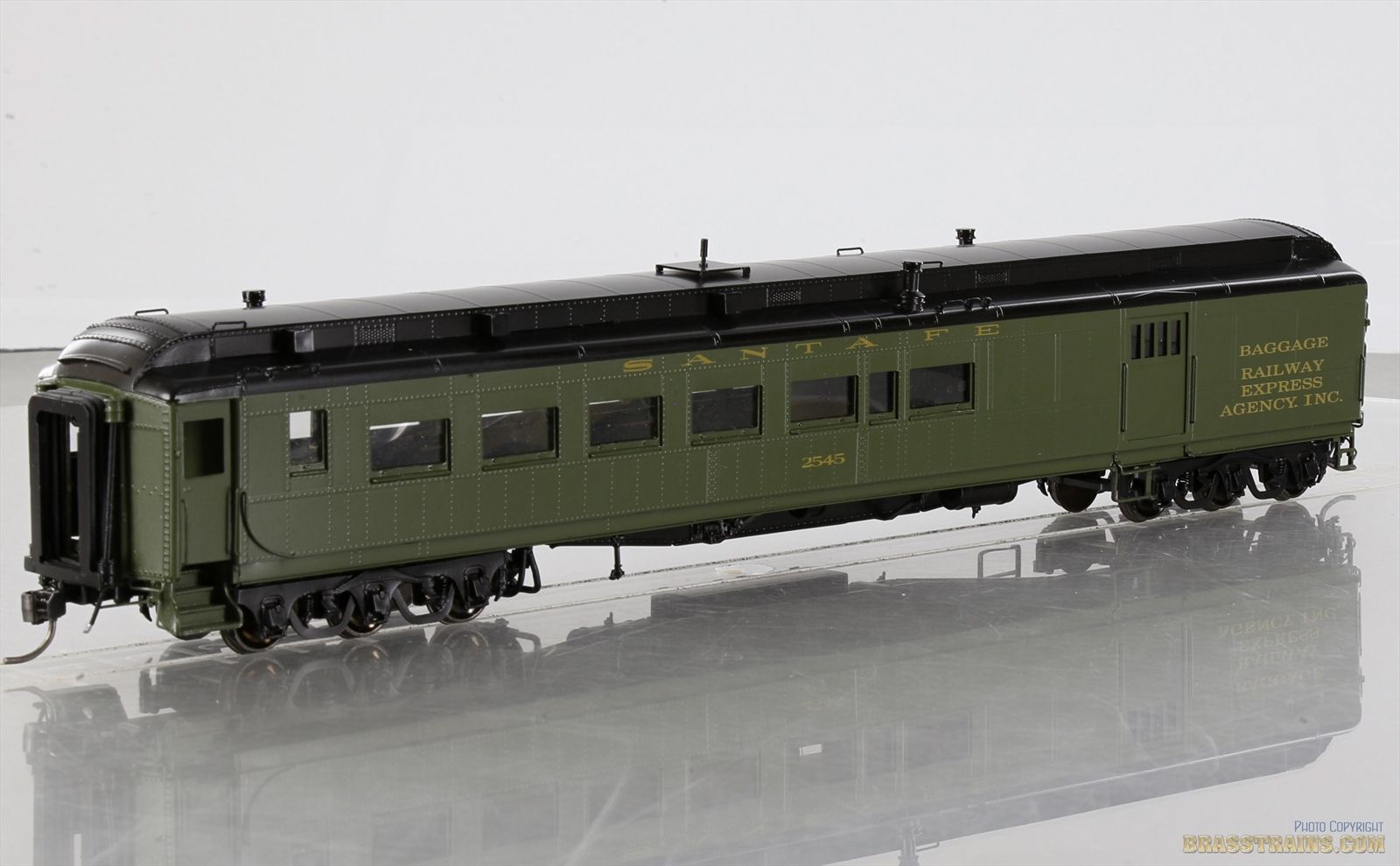 HO Brass Model - Pecos River 2805P AT&SF Santa Fe Combine #2545 - F/P