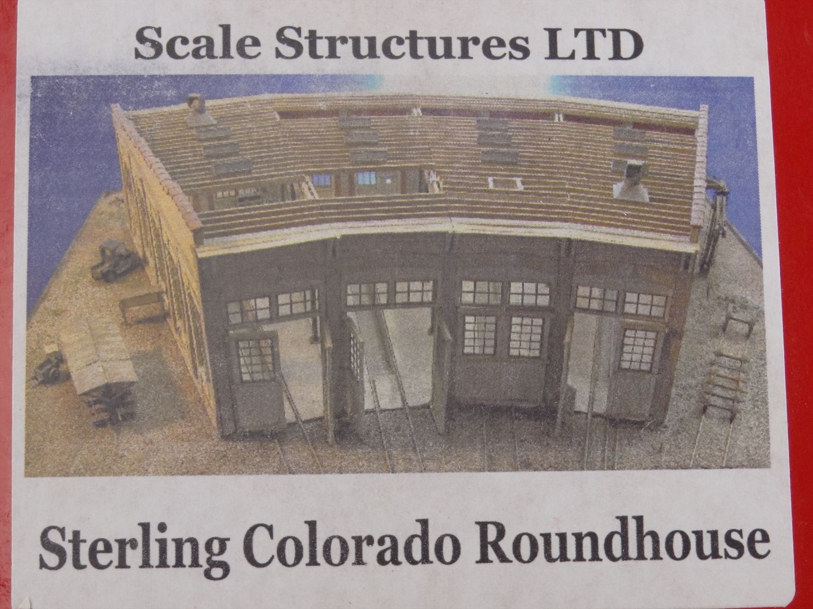 HO / HOn3 Scale Structures Ltd Craftsman Kit #SS1121 - Sterling Roundhouse Kit w/Extra Stall ...