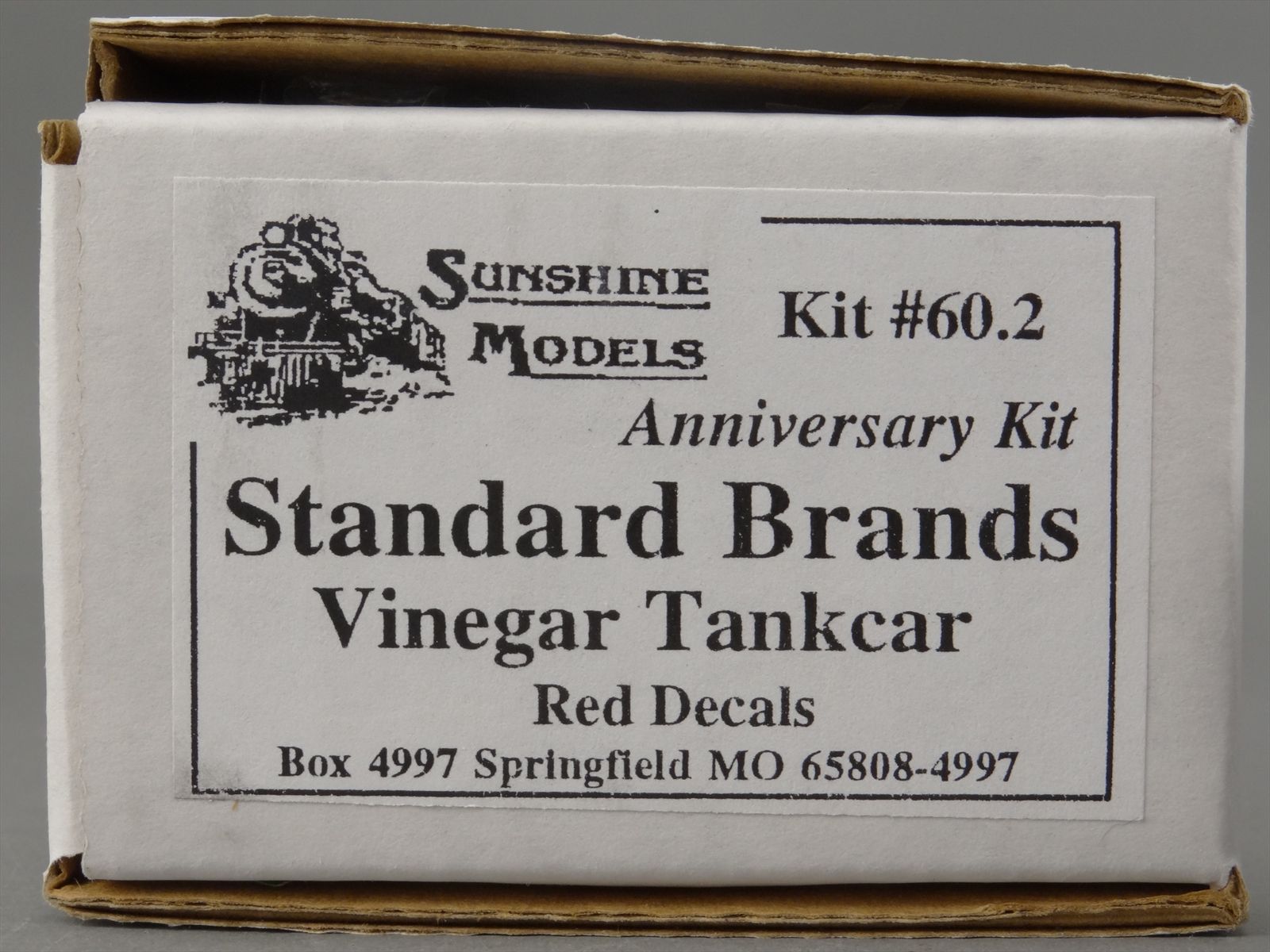 HO Model Freight Car - Sunshine Models 60.2 SBIX Standard Brands ...