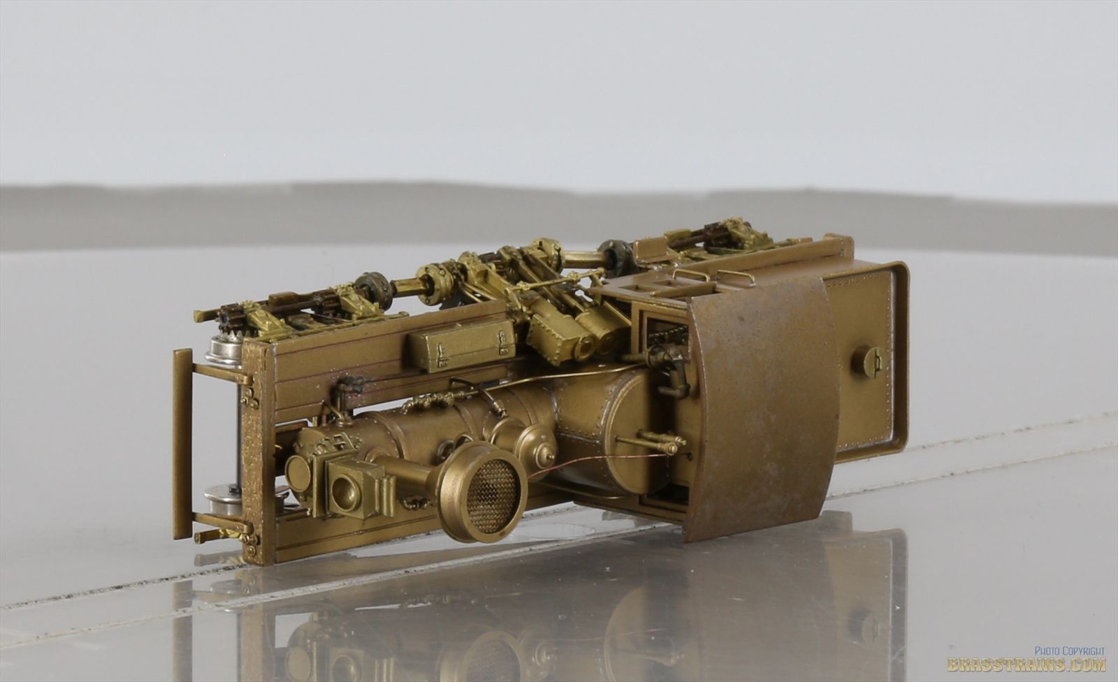 HO Brass Model - NWSL Mich-Cal #2 Shay 13-Ton Logging Loco - Unpainted