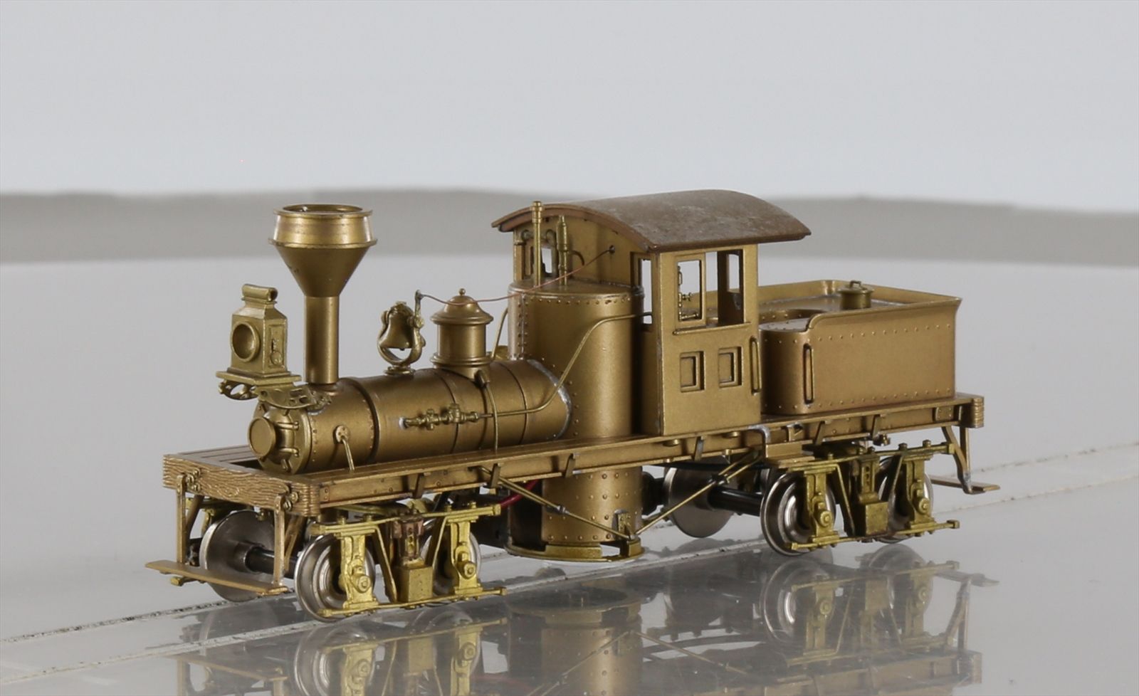 HO Brass Model - NWSL Mich-Cal #2 Shay 13-Ton Logging Loco - Unpainted