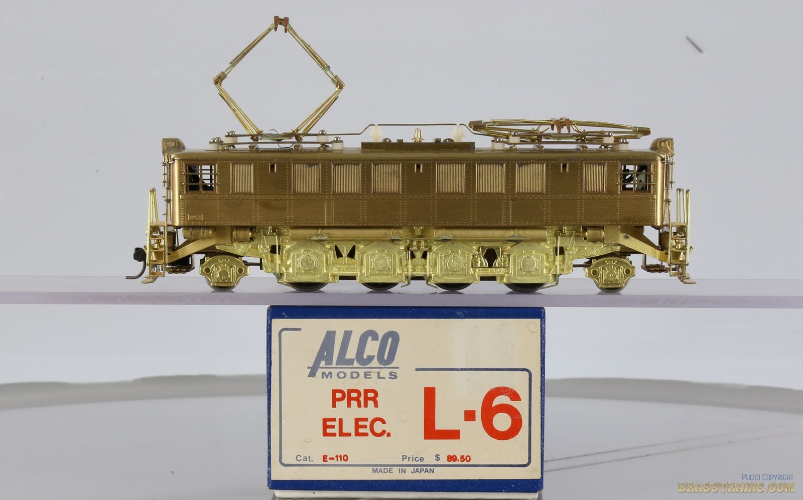 HO Brass Model - ALCO Models E-110 PRR Pennsylvania L-6 Box Cab ...