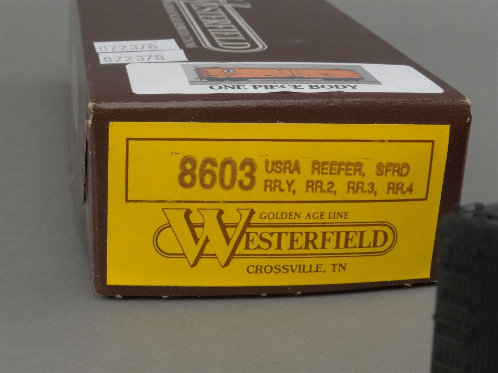 HO Model - Westerfield 8603 Pro Built Kit - SFRD USRA Reefer Santa Fe ...
