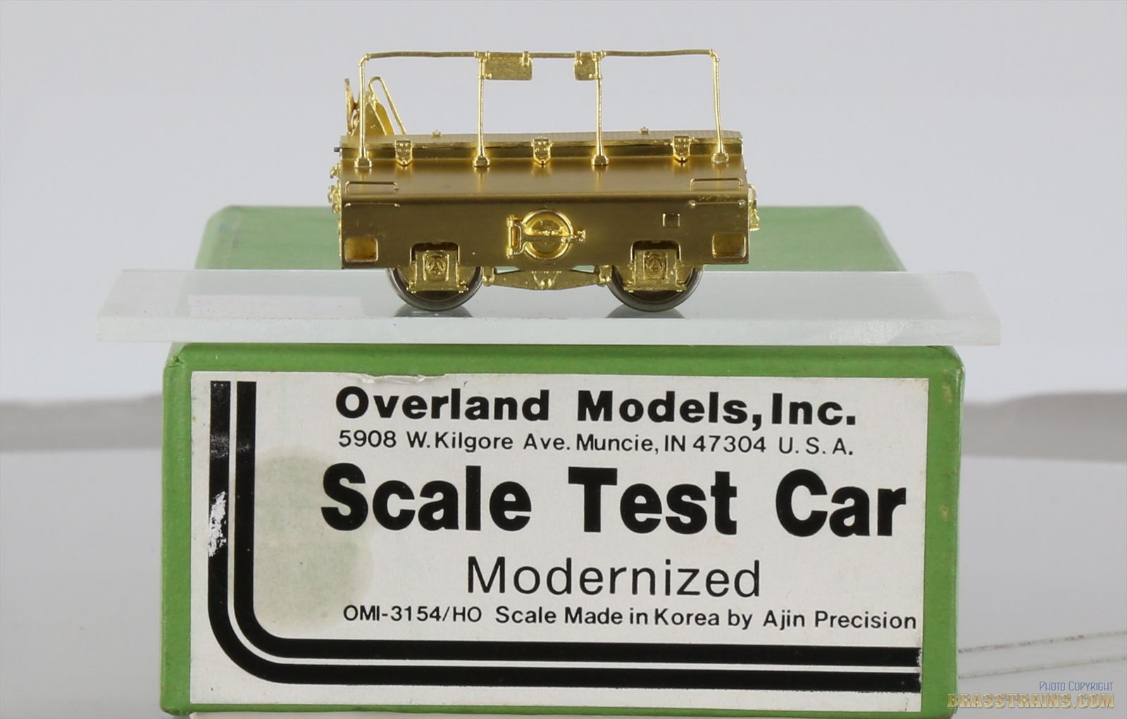 HO Scale Brass Model - OMI 3154 Modernized Scale Test Car - Unpainted