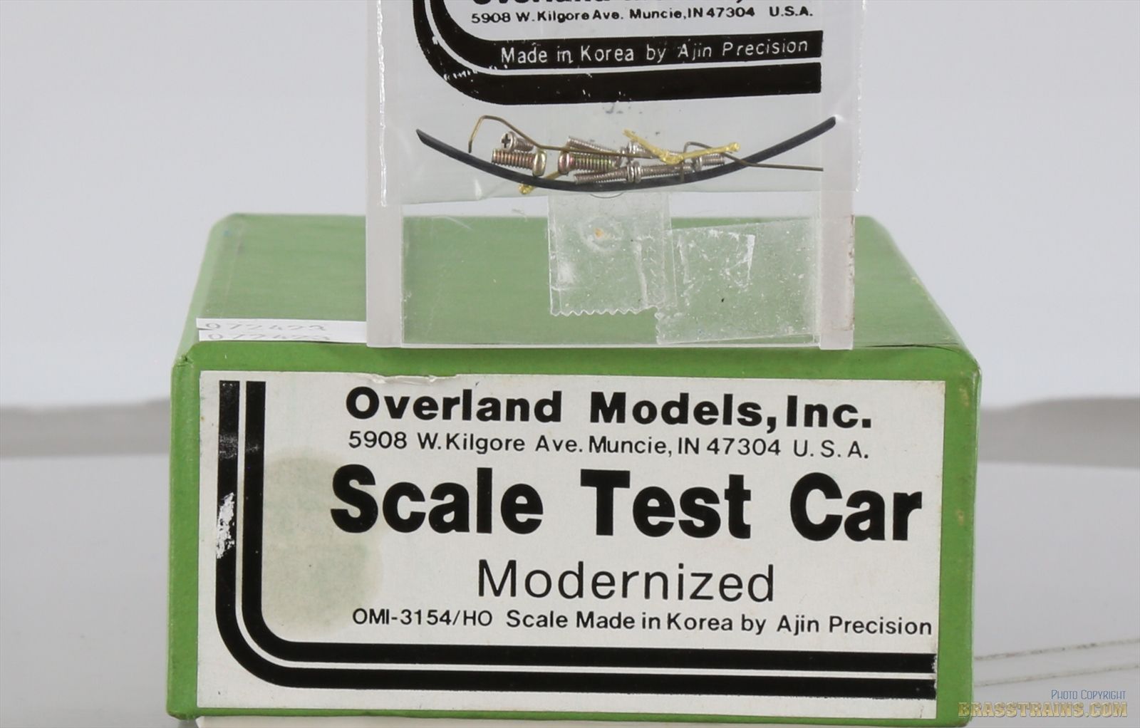 HO Scale Brass Model - OMI 3154 Modernized Scale Test Car - Unpainted