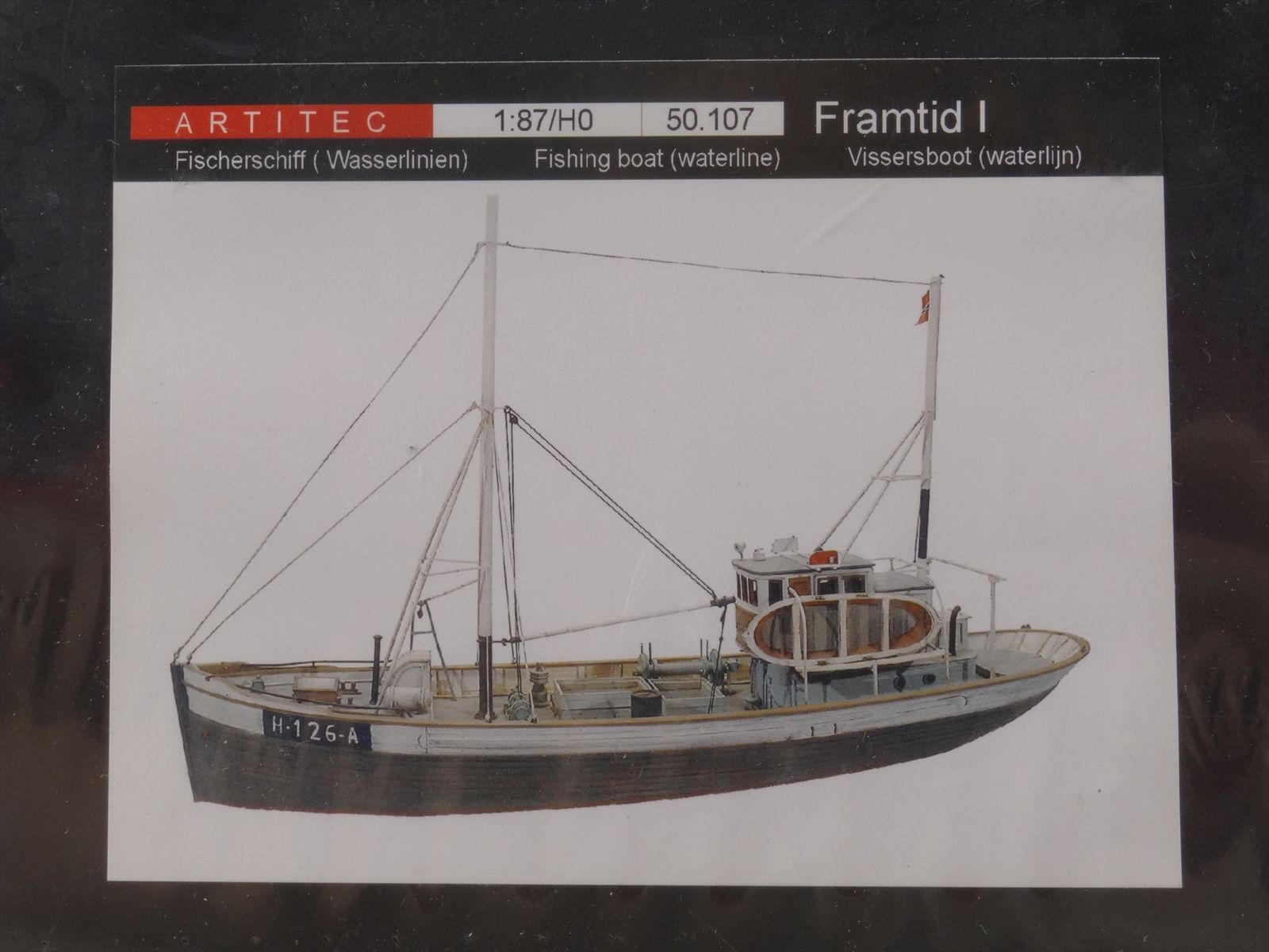 HO Scale Unassembled Craftsman Kit - Artitec 50.107 - Fishing Boat