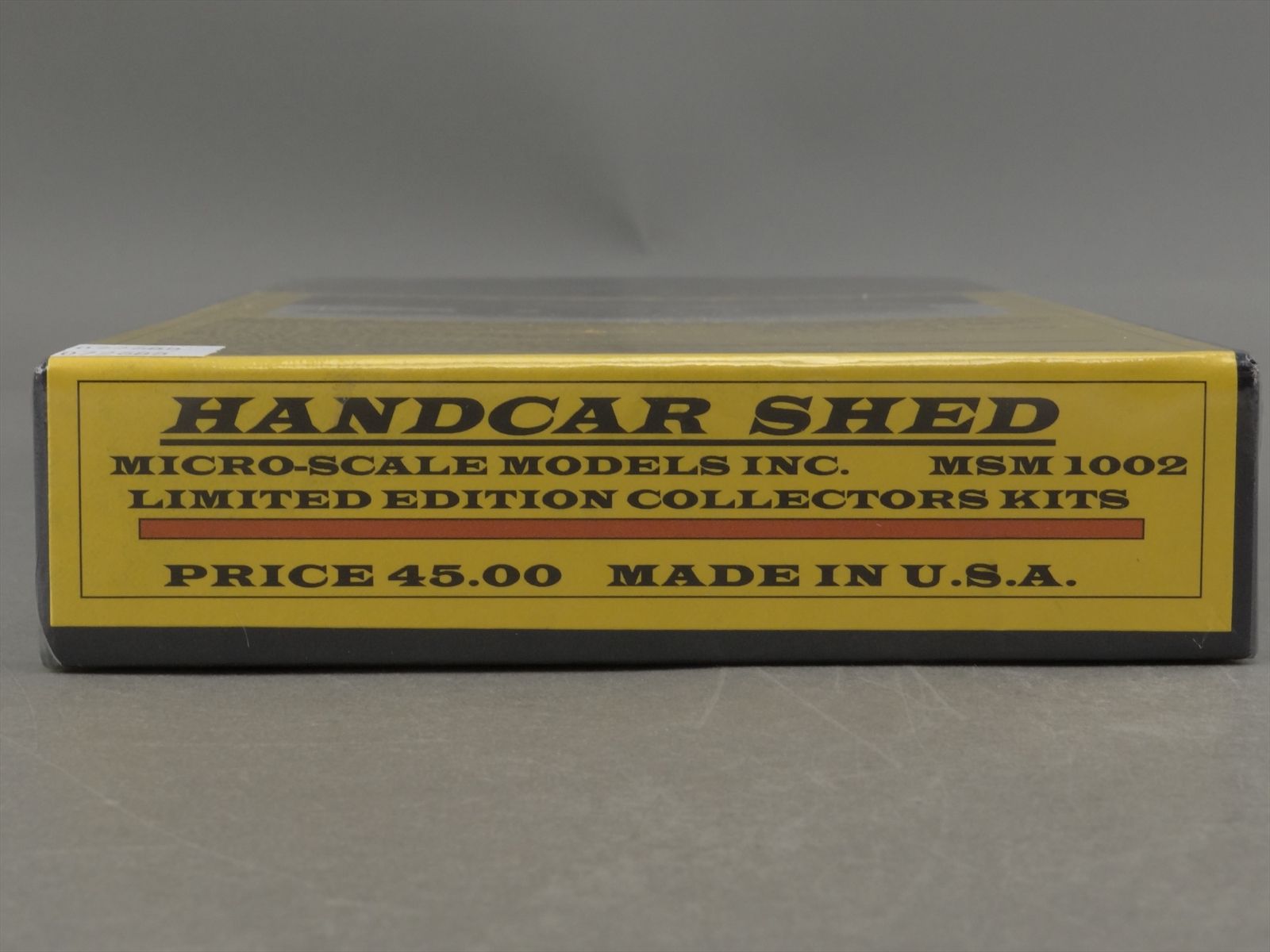 HO Scale Craftsman Kit - MSM Micro-Scale Miniatures - 1002 Handcar Shed