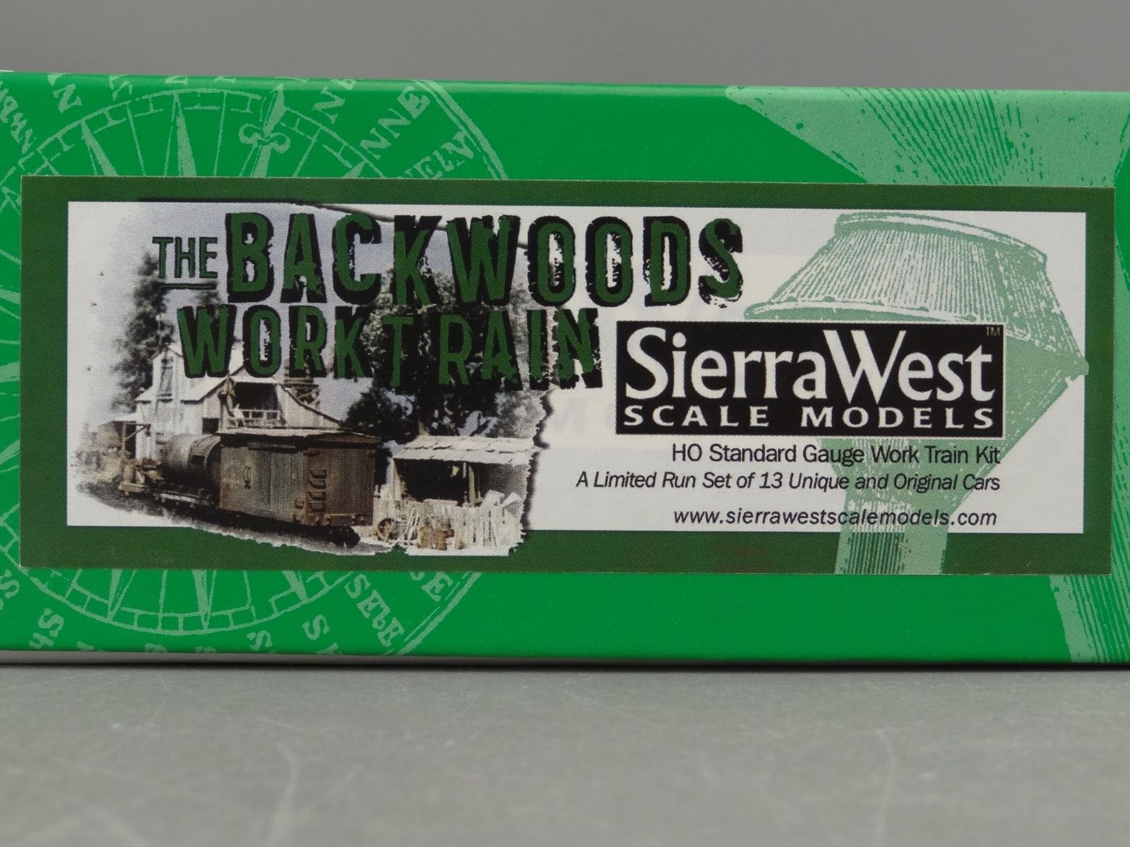 HO Scale Craftsman Sierra West Kit - The Backwoods Work Train