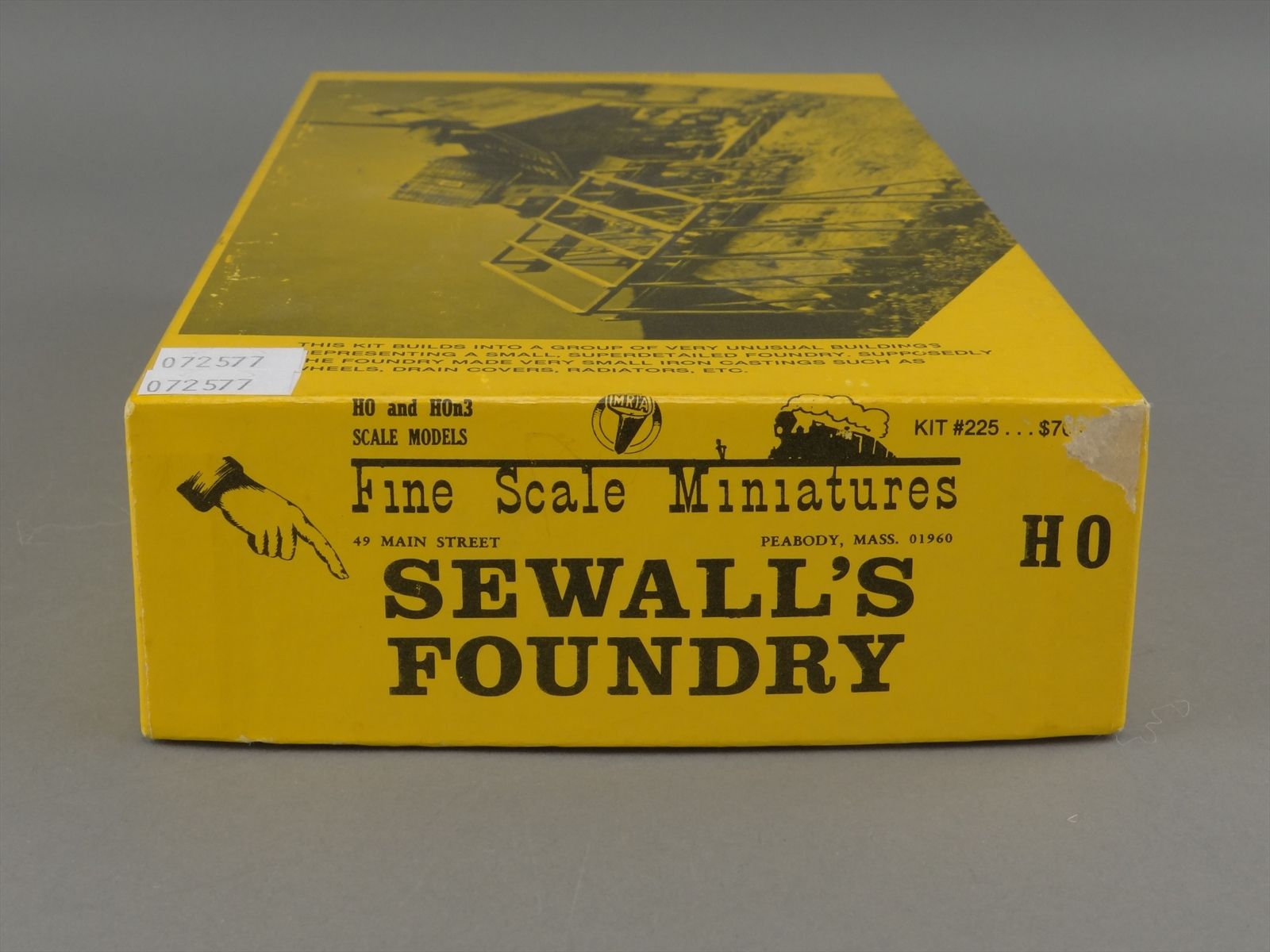 HO Craftsman Kit - FSM Fine Scale Miniatures Kit #225 Sewall's Foundry