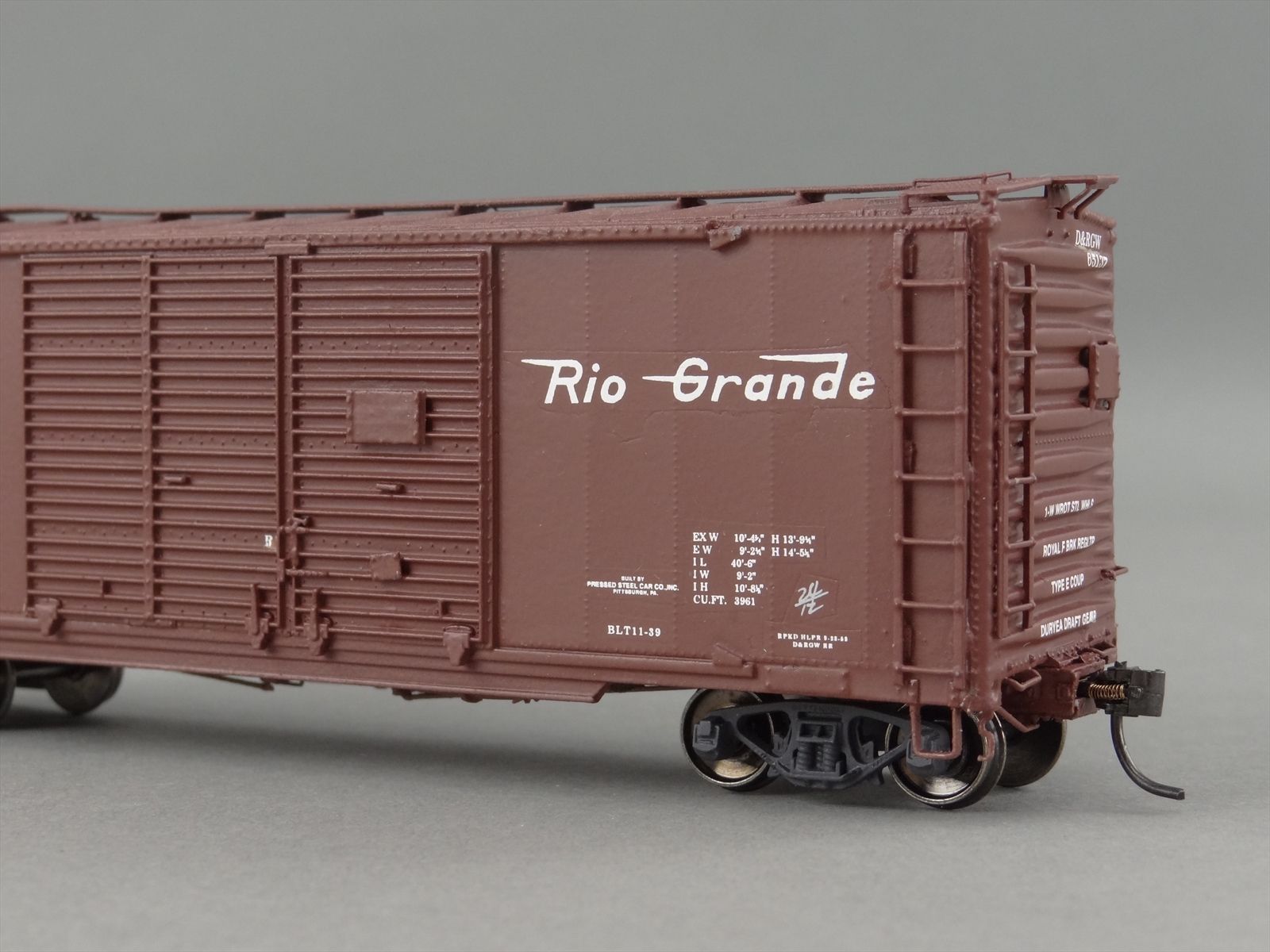 HO Model Freight Car - Sunshine Models 96.9 D&RGW 1939 10'8 Auto ...
