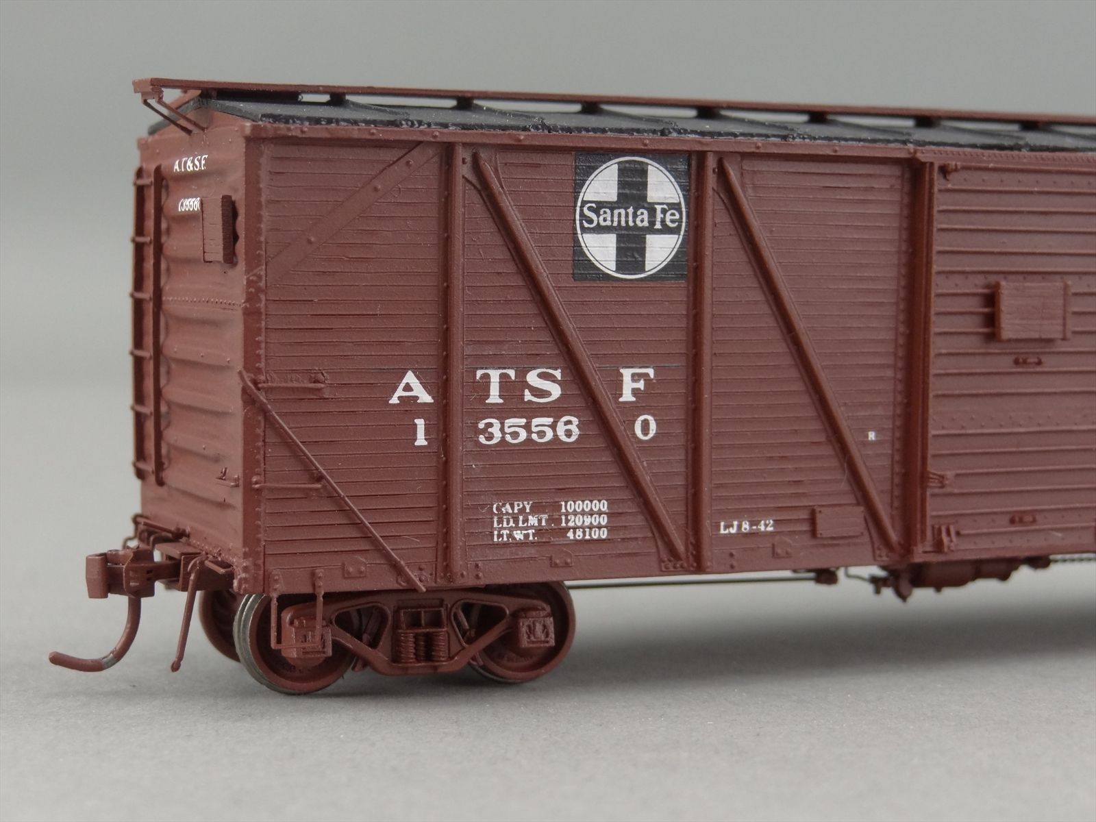 HO Model - Westerfield 4801 Pro Built Kit - BX-13 AT&SF Boxcar Santa Fe ...