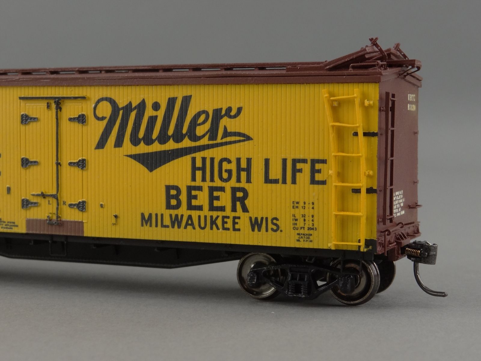HO Built-Up Model Train Car - Southeast Scale URTC Type II Reefer ...
