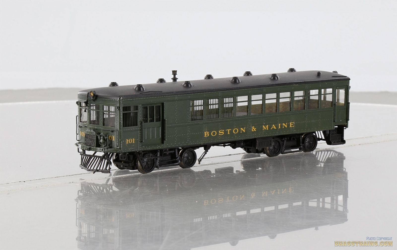 HO Brass Model - GHB International 112 Brill Model 55 Railcar B&M #101 ...
