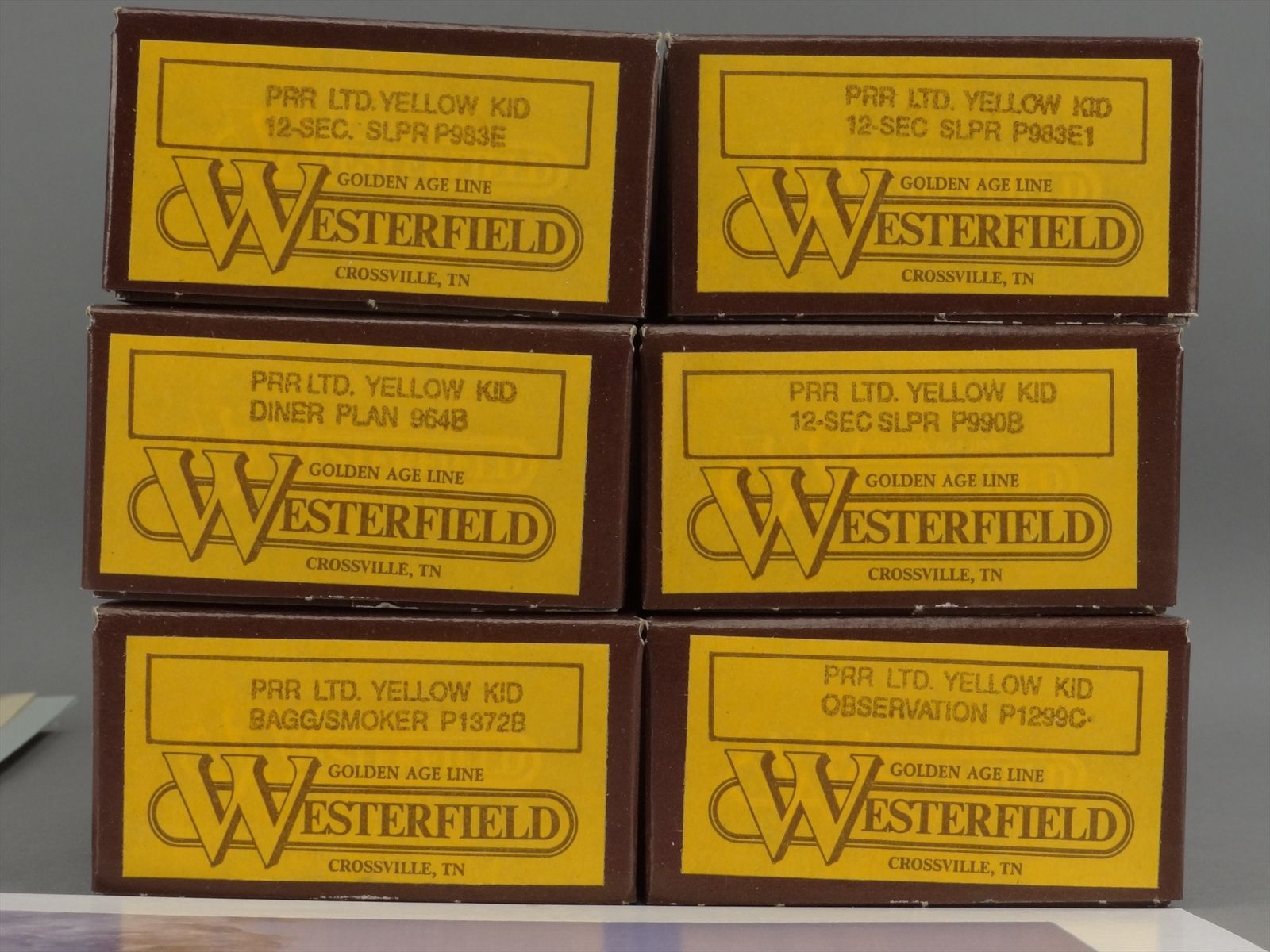 HO Scale Models - Westerfield PRR Pennsylvania Pullman Palace Train of ...