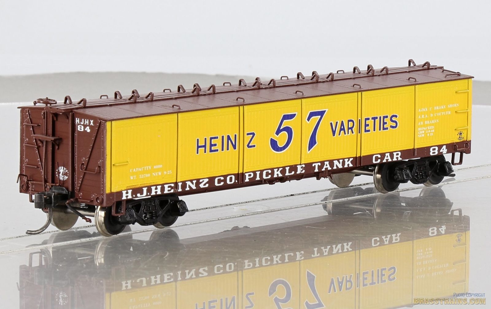 HO Brass Model - OMI 3156.1 Overland HJ Heinz Pickle Car #84 - Custom