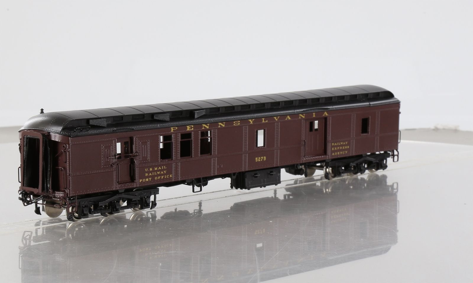 HO Brass Model - PSC 16498-1 PRR Pennsylvania RPO Baggage BM-70K #5279 ...
