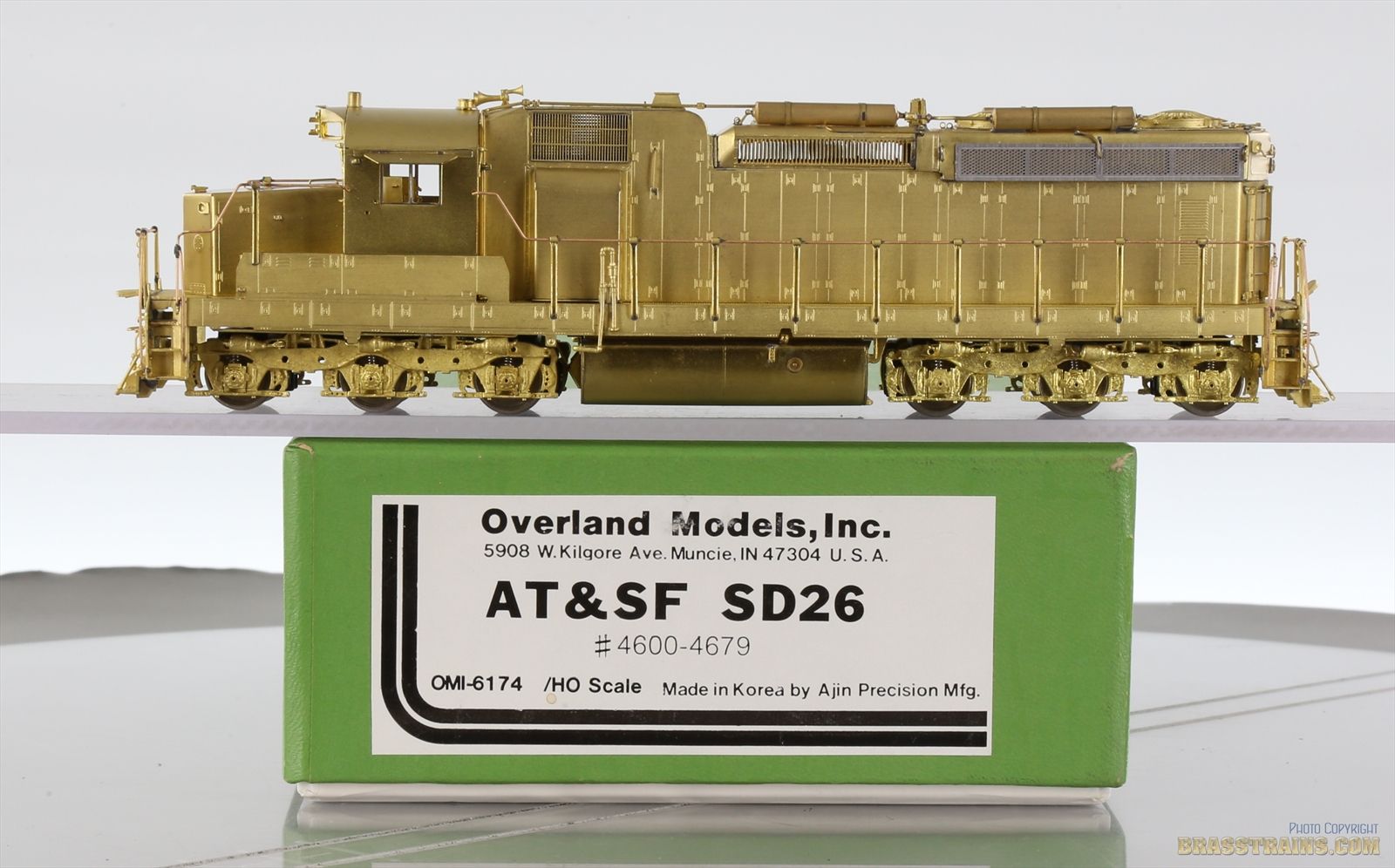 HO Brass Model - OMI Overland 6174 ATSF Santa Fe EMD SD26