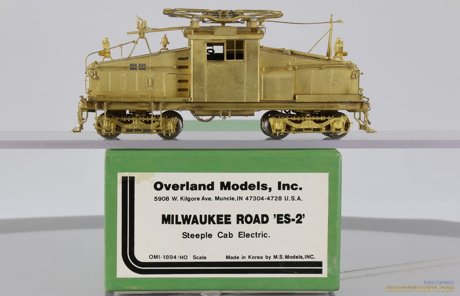 HO Brass Model - OMI 1894 Milwaukee ES-2 Steeple Cab Electric ...