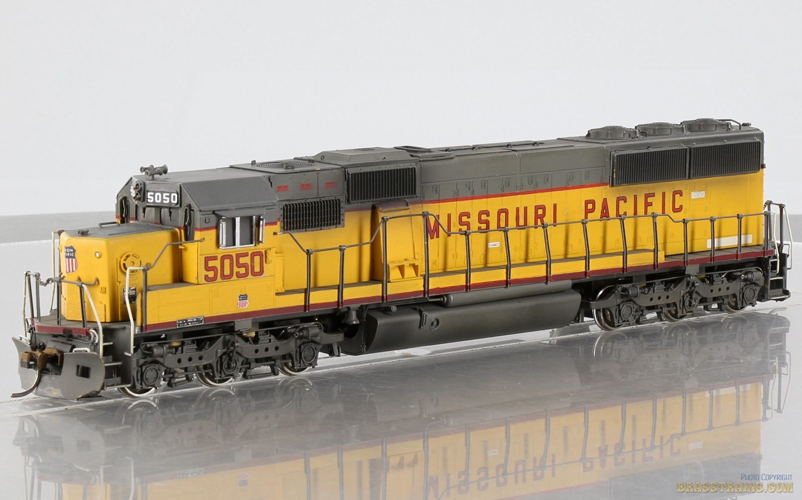 HO Brass Model - OMI 1888 MP MoPac SD50 Low Hood #5050 - Custom + Weathered