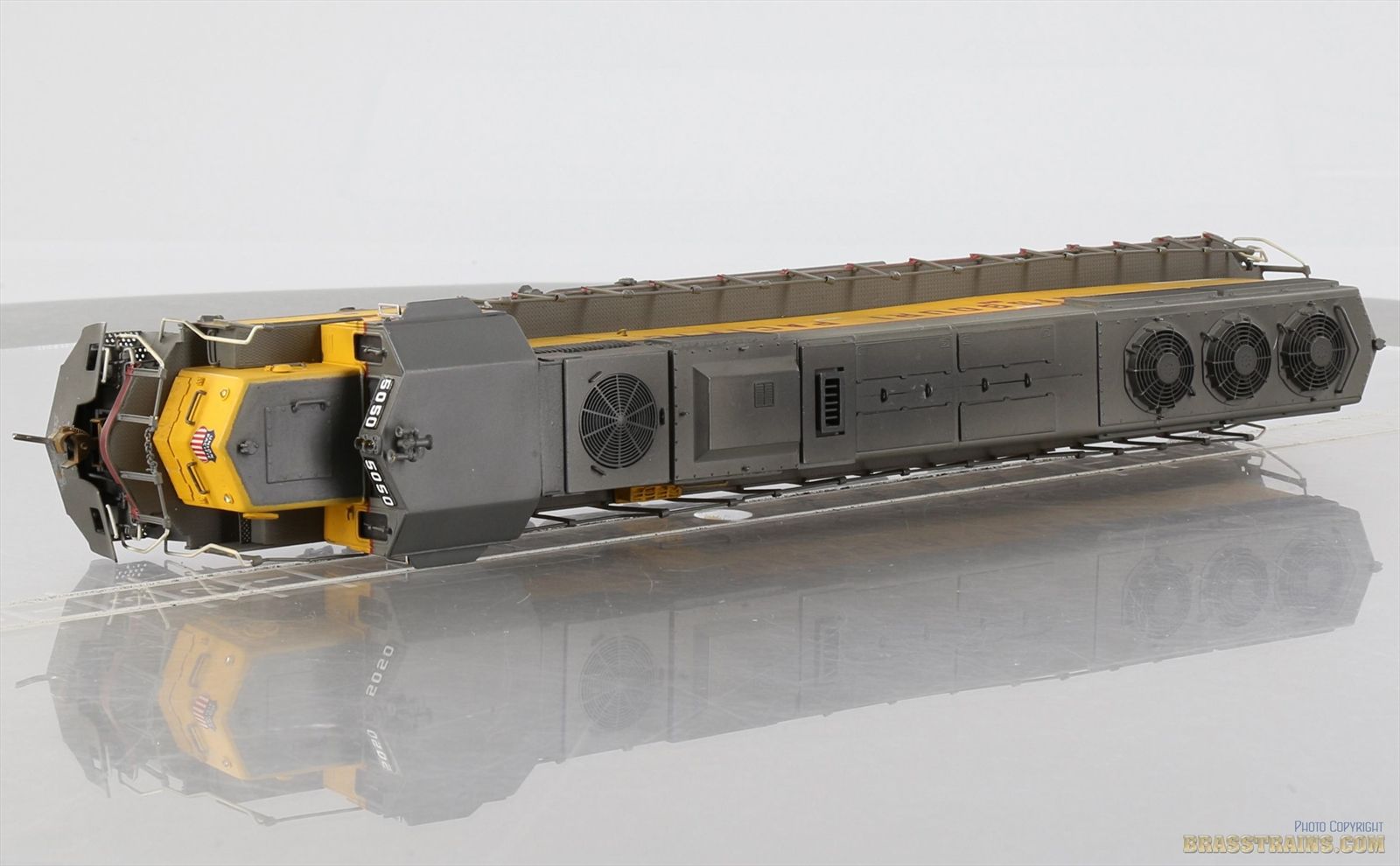 HO Brass Model - OMI 1888 MP MoPac SD50 Low Hood #5050 - Custom + Weathered