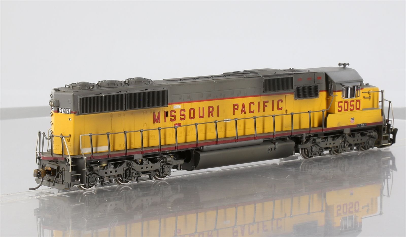 HO Brass Model - OMI 1888 MP MoPac SD50 Low Hood #5050 - Custom + Weathered