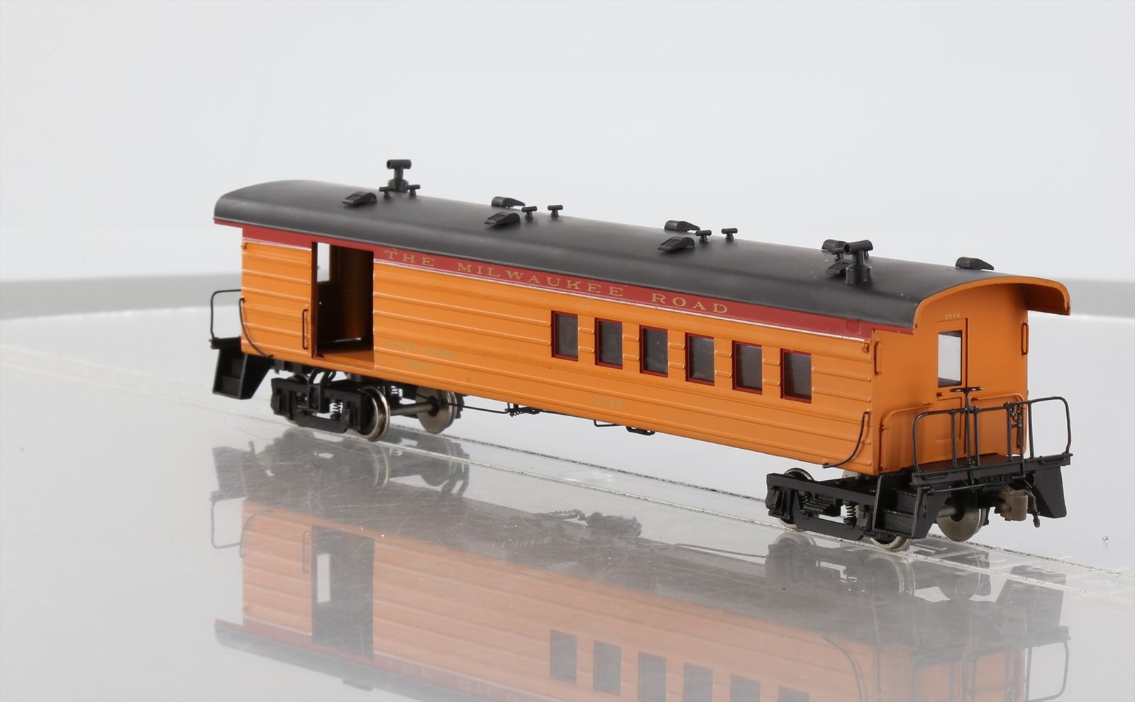 HO Brass Model - PSC 17322-1 MILW Milwaukee Road Branchline Express Car ...