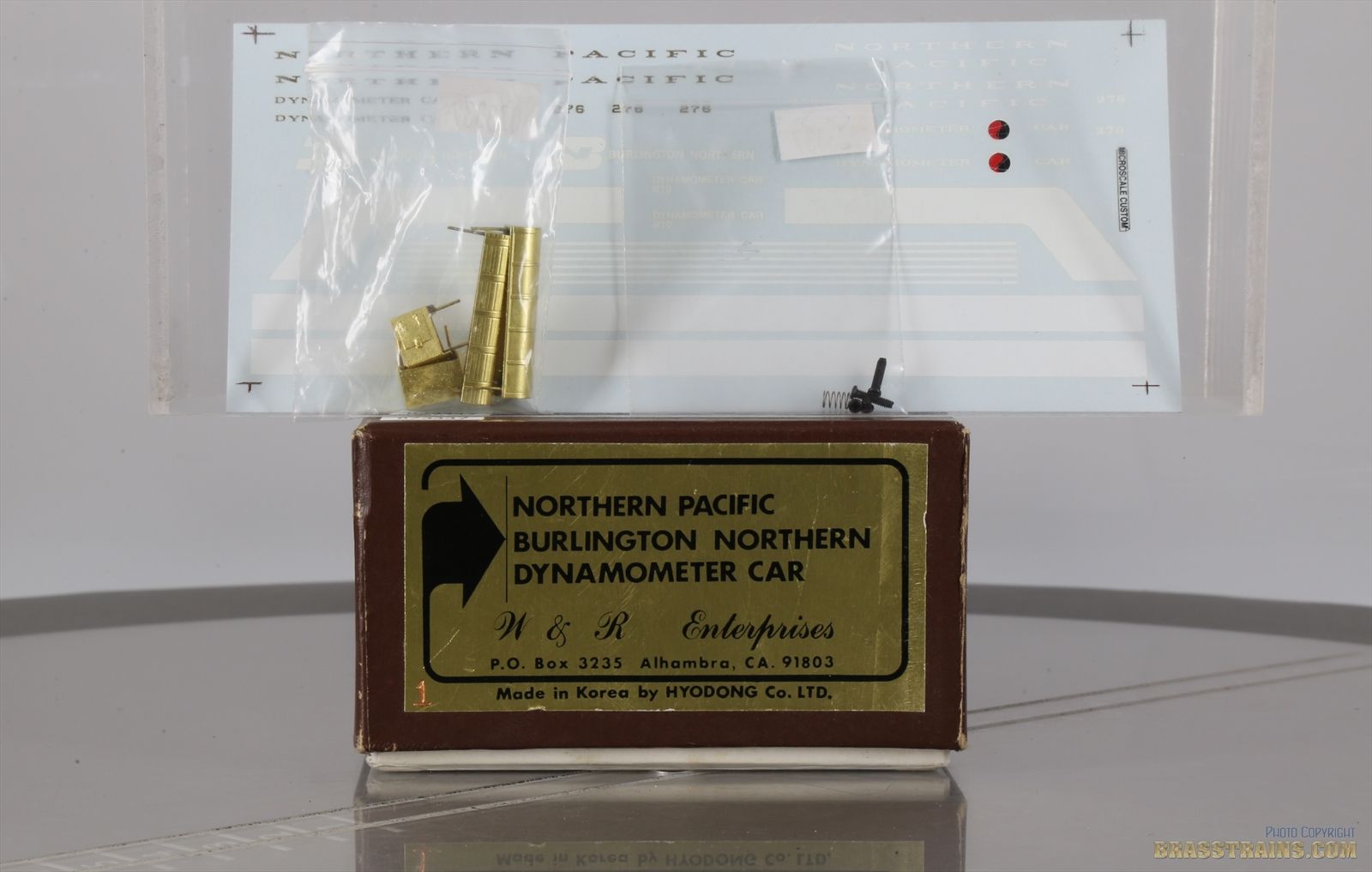 HO Brass Model Train - W&R Enterprises NP & BN - Dynamometer Car ...