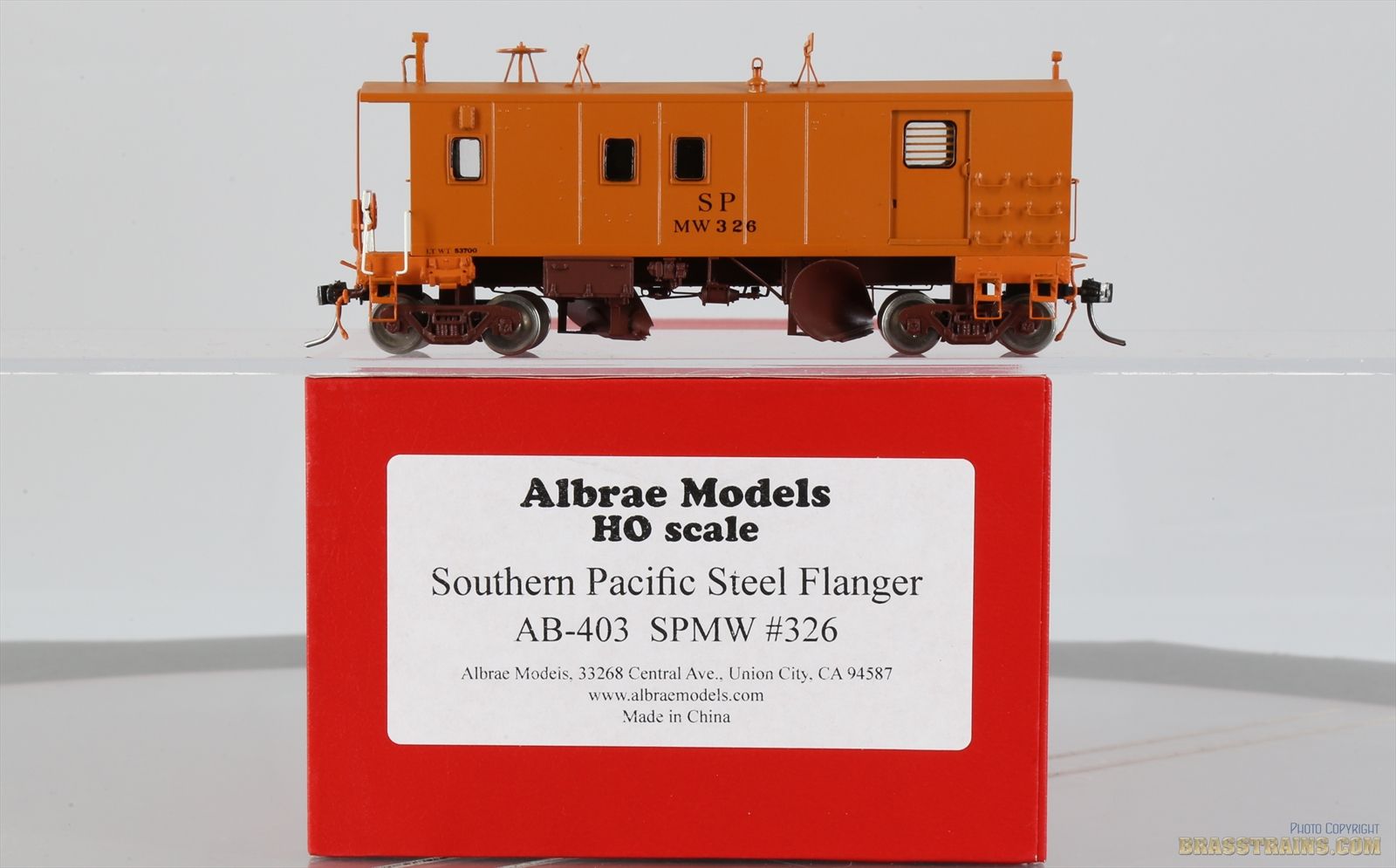 HO Brass Model - Albrae Models AB-403 SP Southern Pacific Steel Flanger ...