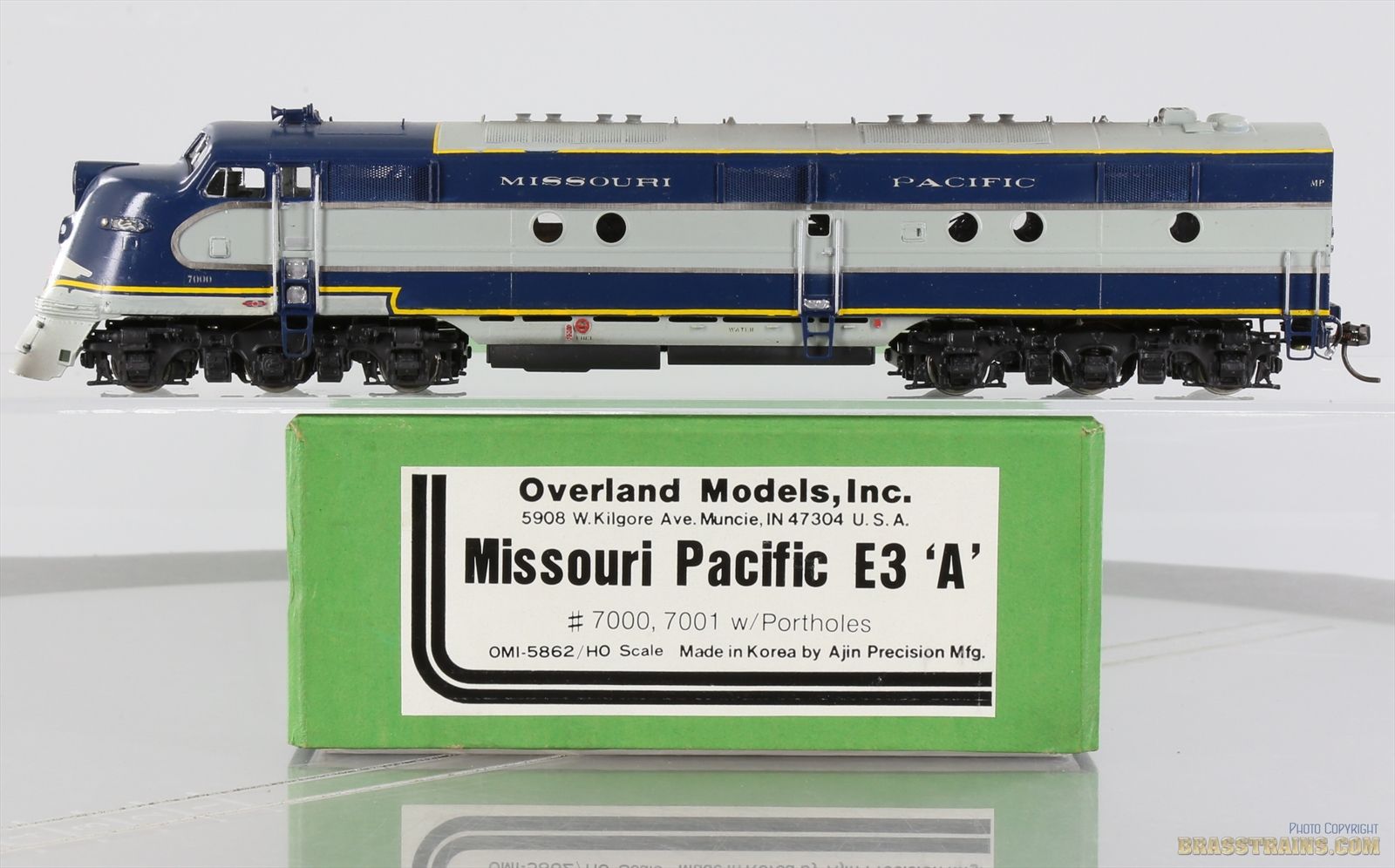 HO Brass Model - OMI 5862 MP Missouri Pacific MoPac E3 E3A #7000 - Custom