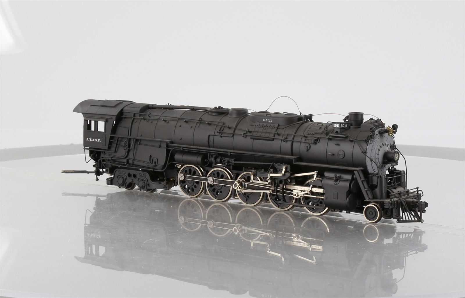 HO Brass Model Train - PFM Tenshodo ATSF Santa Fe 2-10-4 #5011 Texas ...