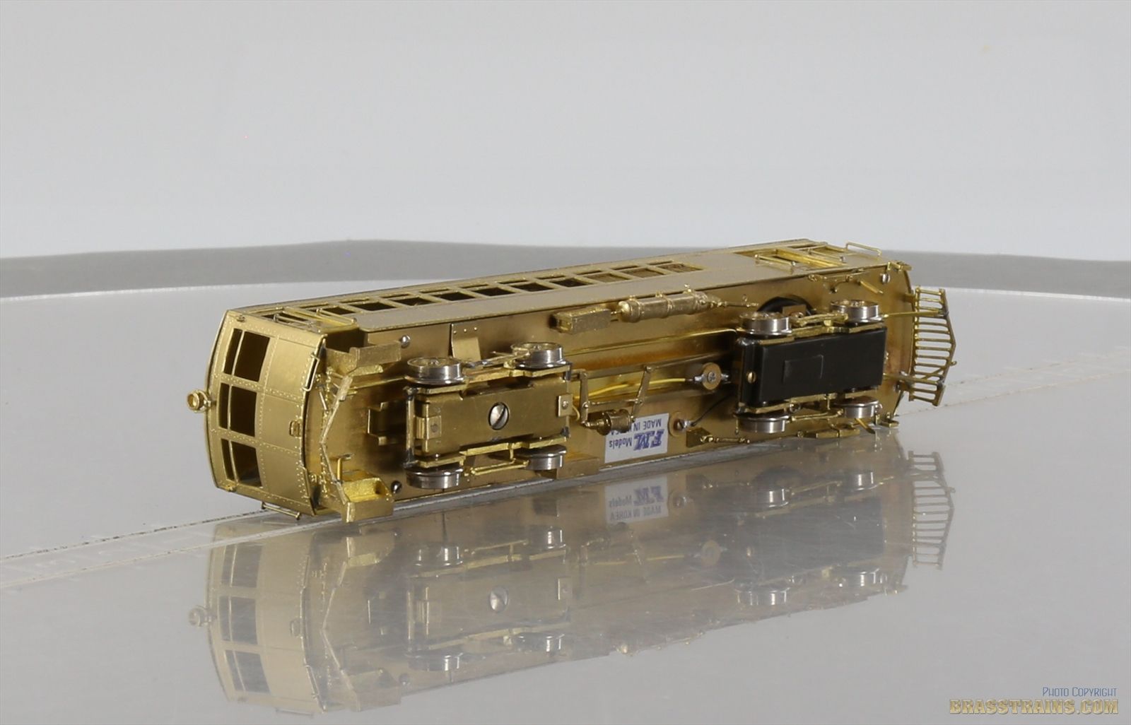 HO Brass Model - GHB International 112 Brill Model 55 Railcar - Unpainted