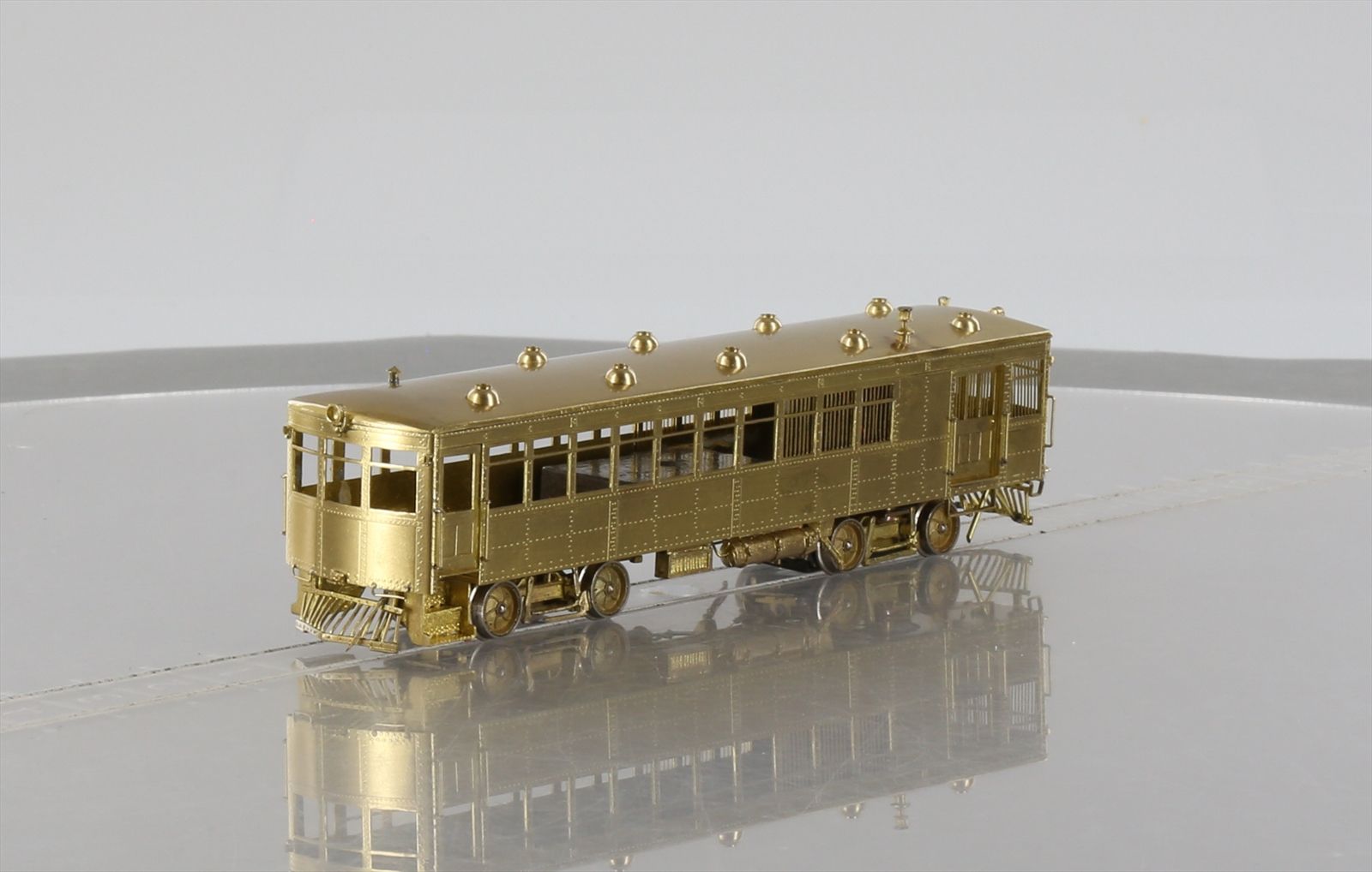 HO Brass Model - GHB International 112 Brill Model 55 Railcar - Unpainted