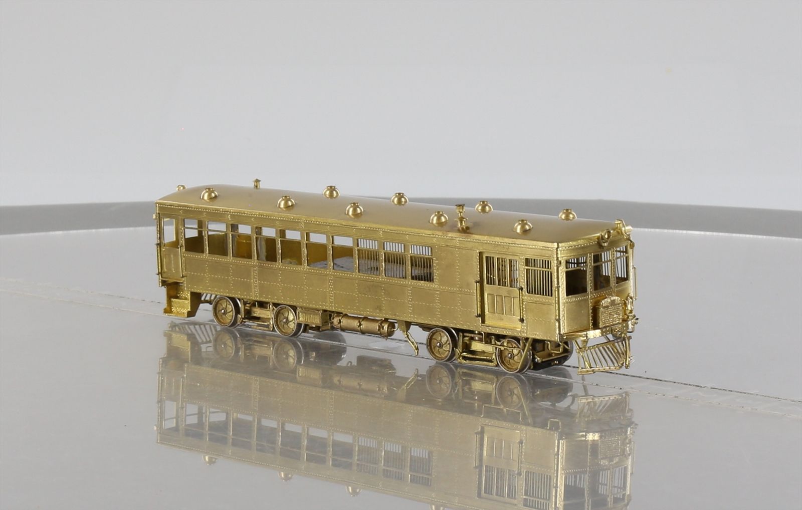 HO Brass Model - GHB International 112 Brill Model 55 Railcar - Unpainted