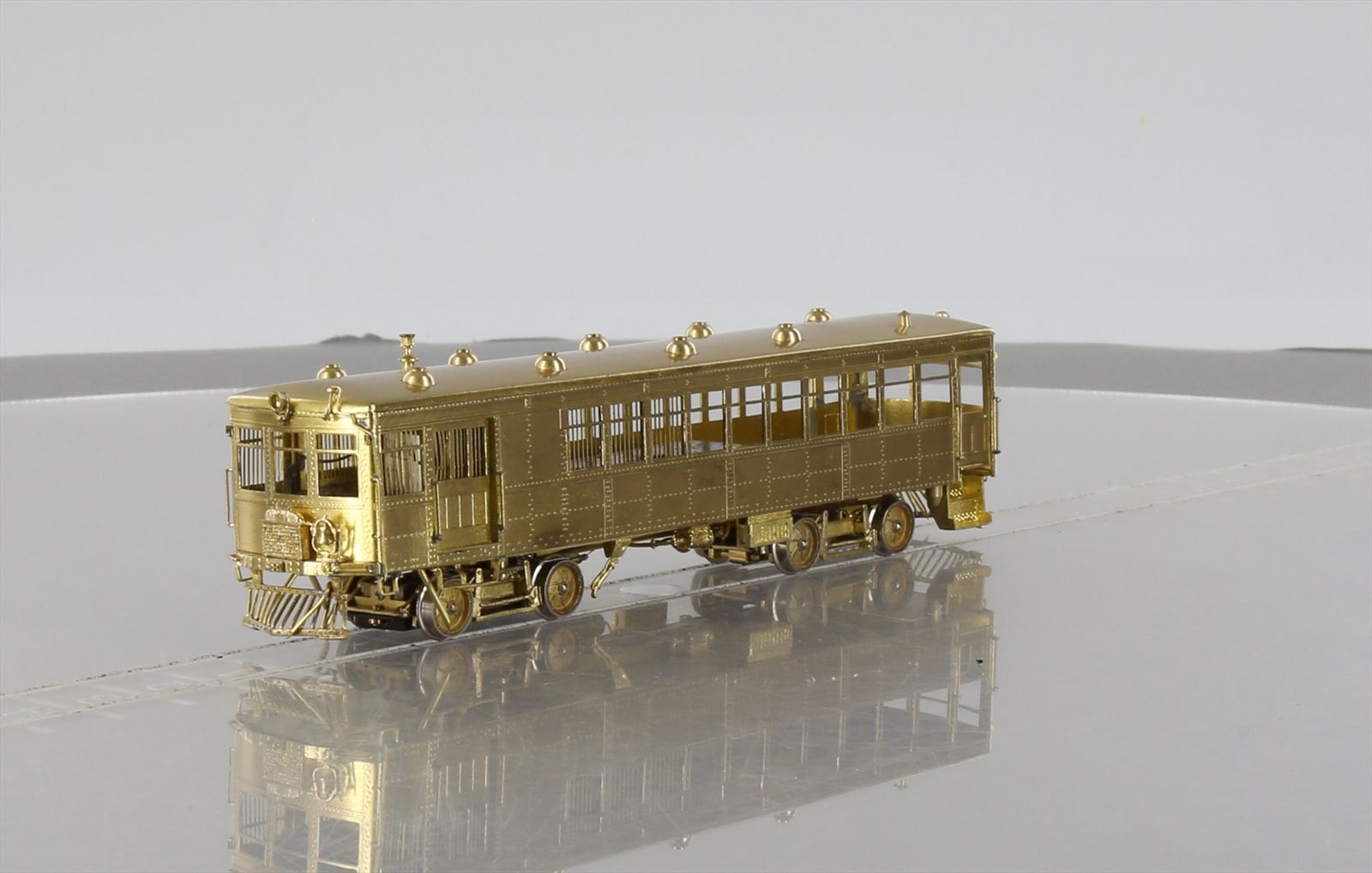 HO Brass Model - GHB International 112 Brill Model 55 Railcar - Unpainted