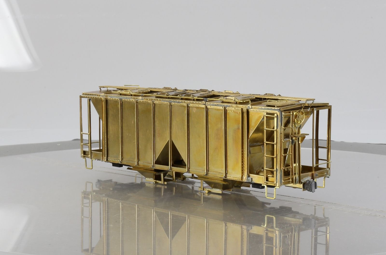 O Brass Model - U.S. Hobbies KTM 601 Open Side Covered Hopper ...