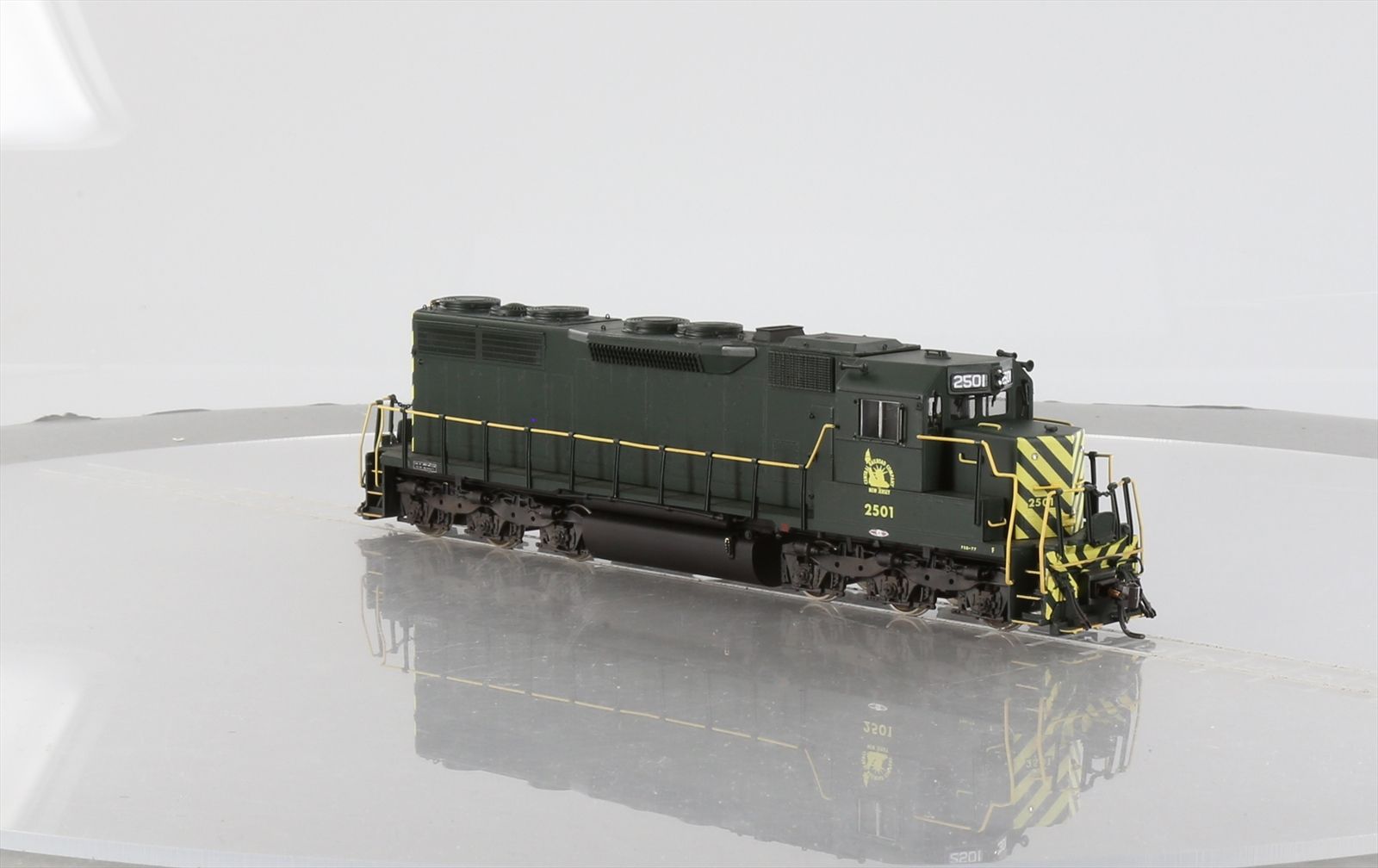 HO Brass Model - OMI 5533 CNJ Jersey Central SD35 #2501 - Pro Paint - Gwynne Burch