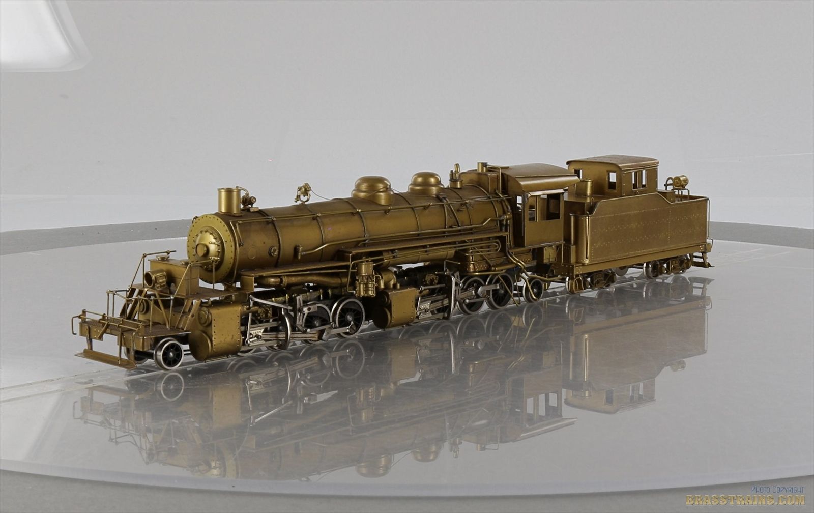 HO Brass Model - NWSL Weyerhaeuser Timber Logging 2-8-8-2 #201 - Unpainted