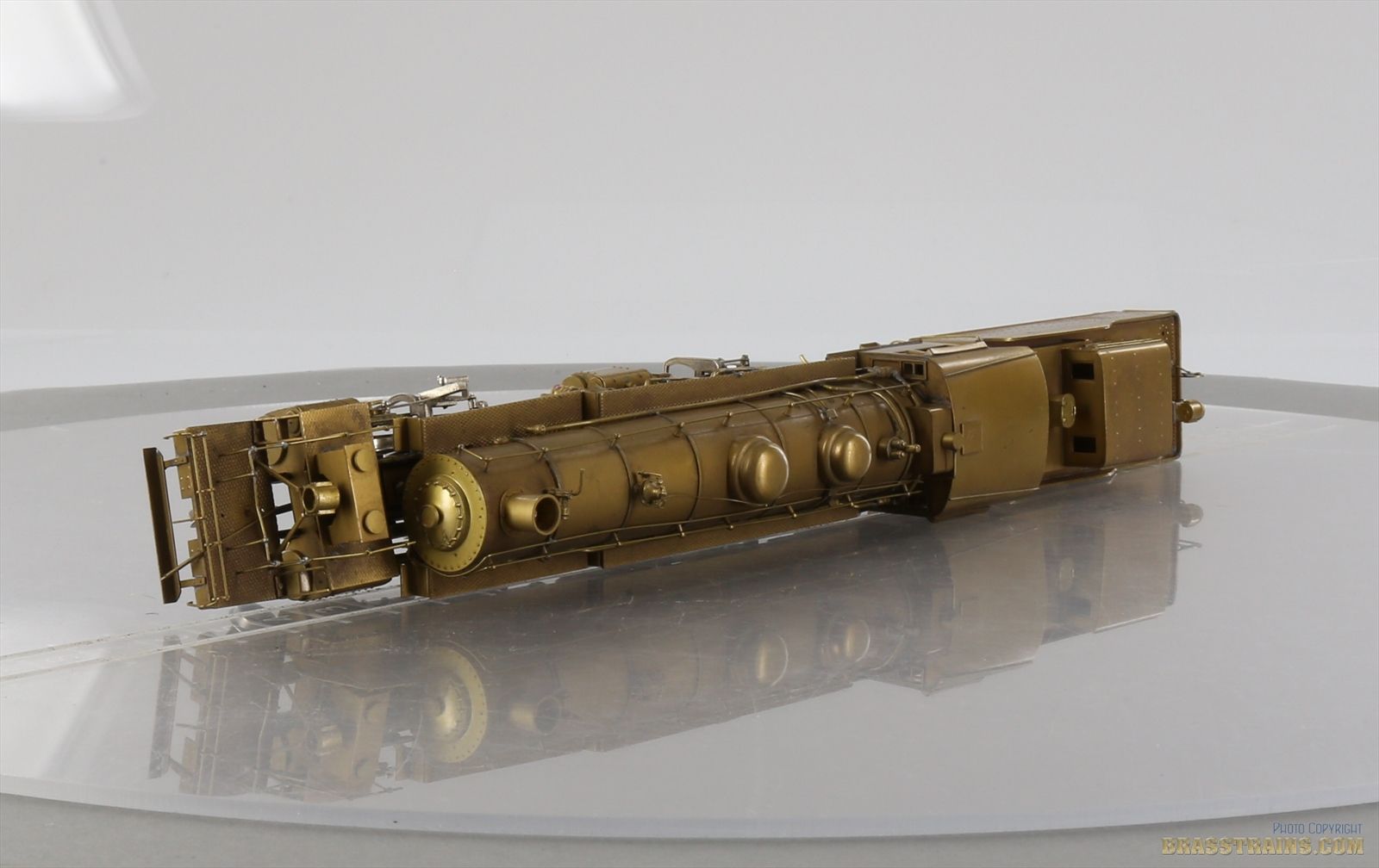 HO Brass Model - NWSL Weyerhaeuser Timber Logging 2-8-8-2 #201 - Unpainted