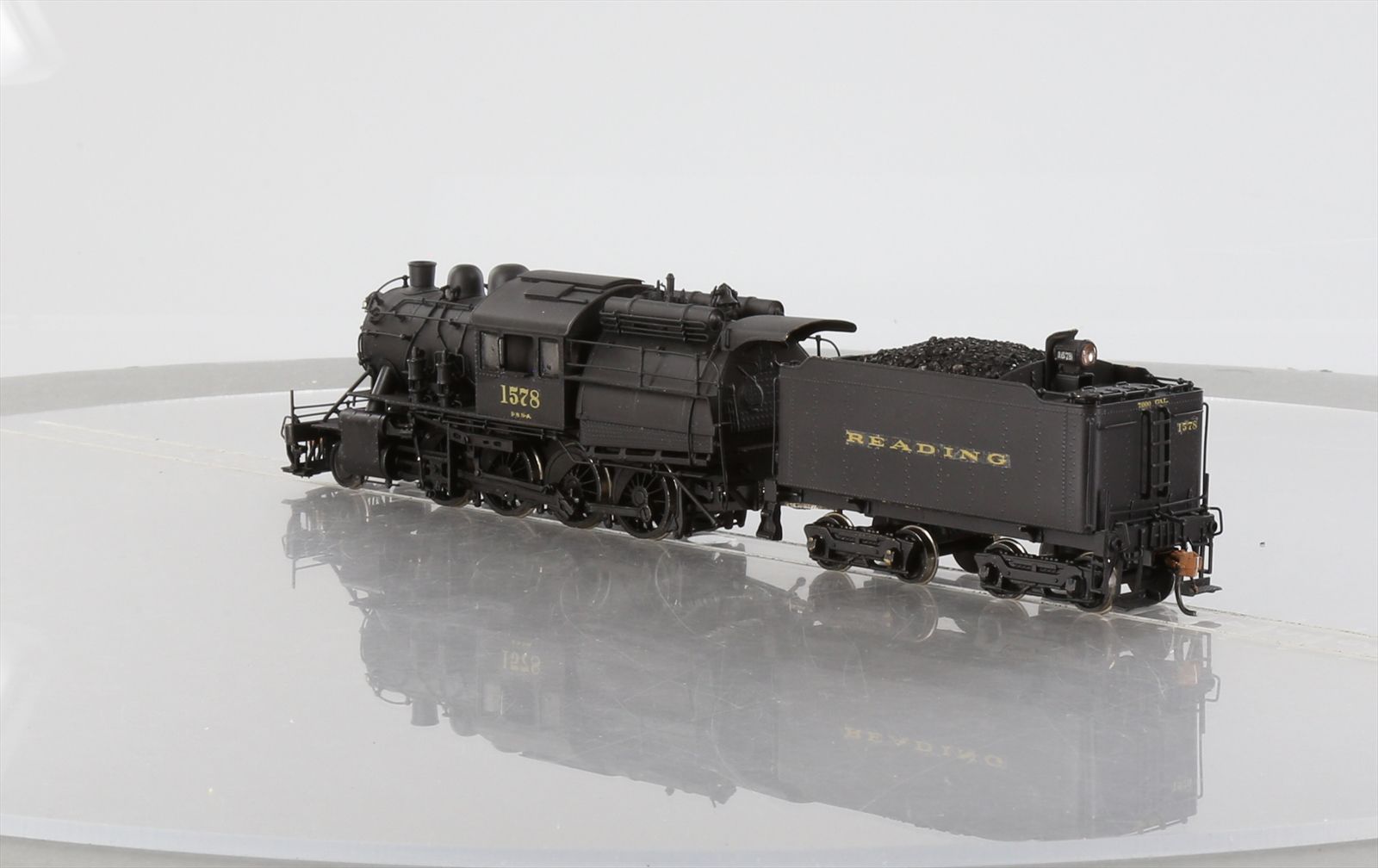 HO Scale Brass Model - NJCB Reading Camelback 2-8-0 - #1578 - Custom