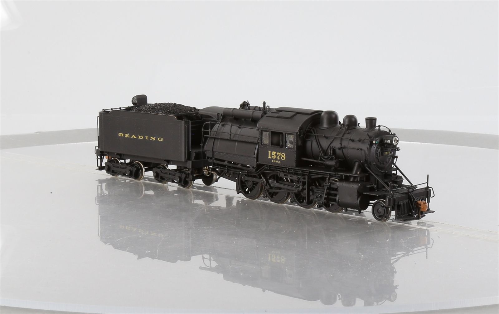 HO Scale Brass Model - NJCB Reading Camelback 2-8-0 - #1578 - Custom