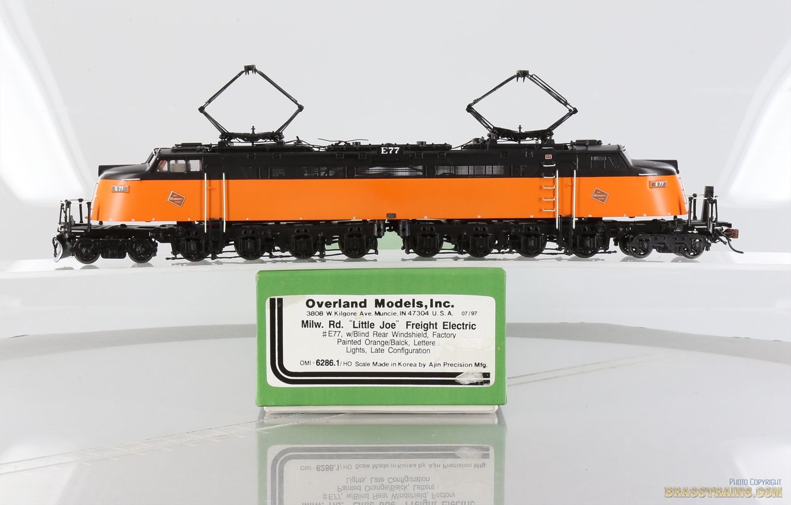 HO Brass Model - OMI 6286.1 MILW Milwaukee Little Joe Freight Electric #E77 - F/P